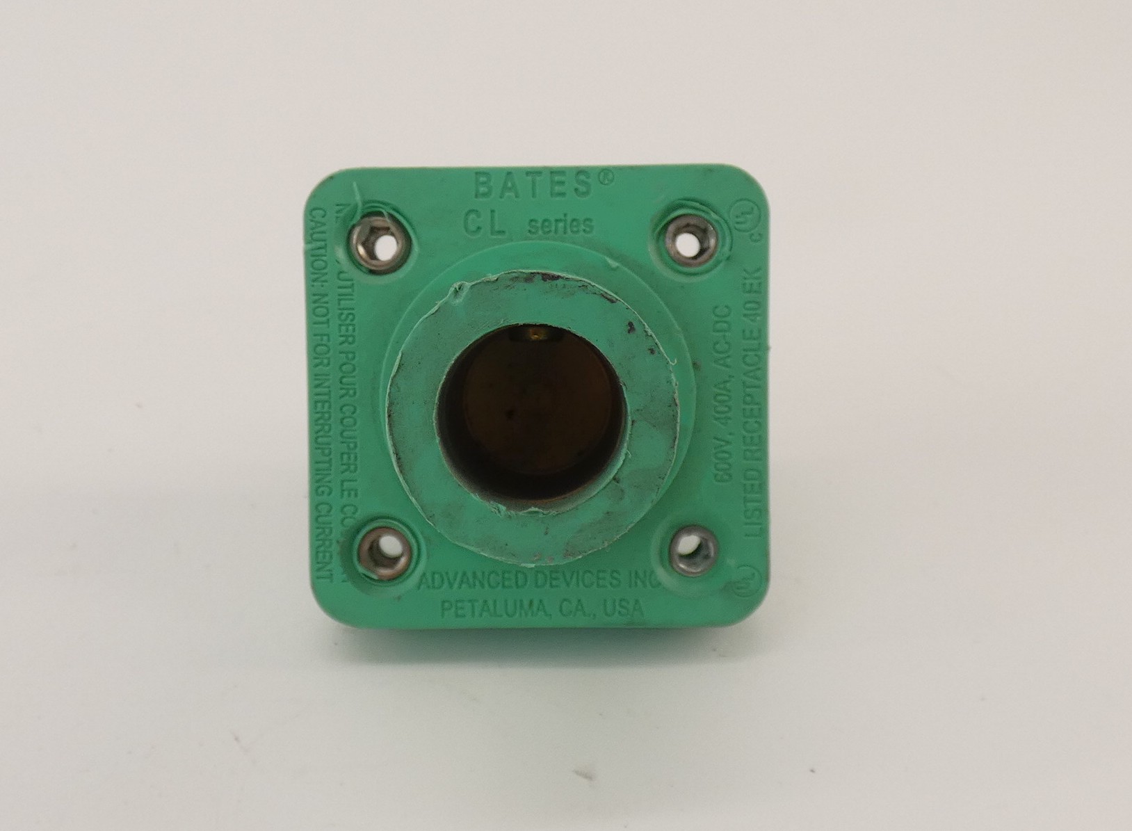 Bates CL Series Green Panel Mount Receptacle 400A 600V AC/DC – GPM Surplus