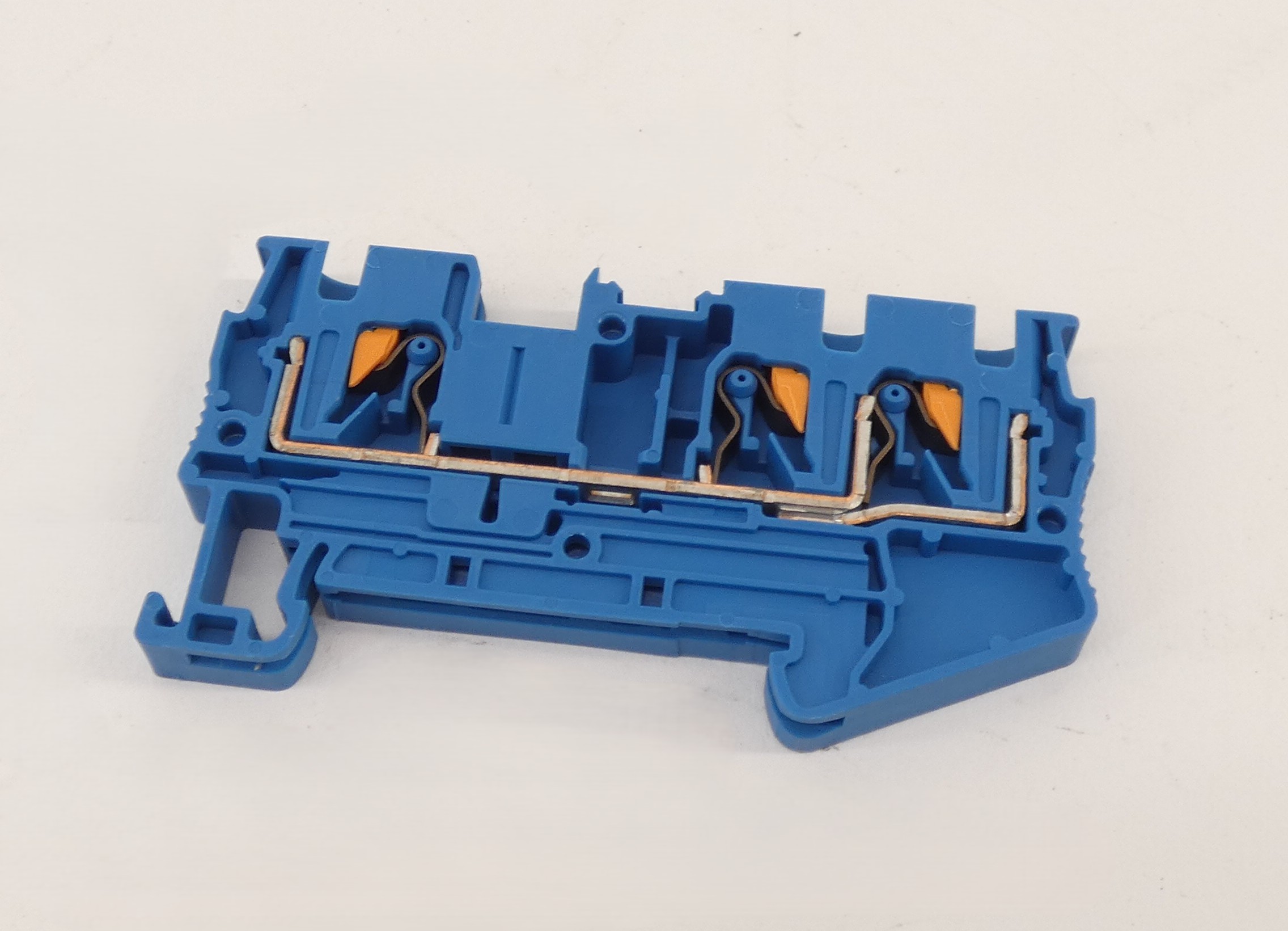 *Box of 40* Phoenix Contact 3211775 PT 4-TWIN BU Feed-Through Terminal ...