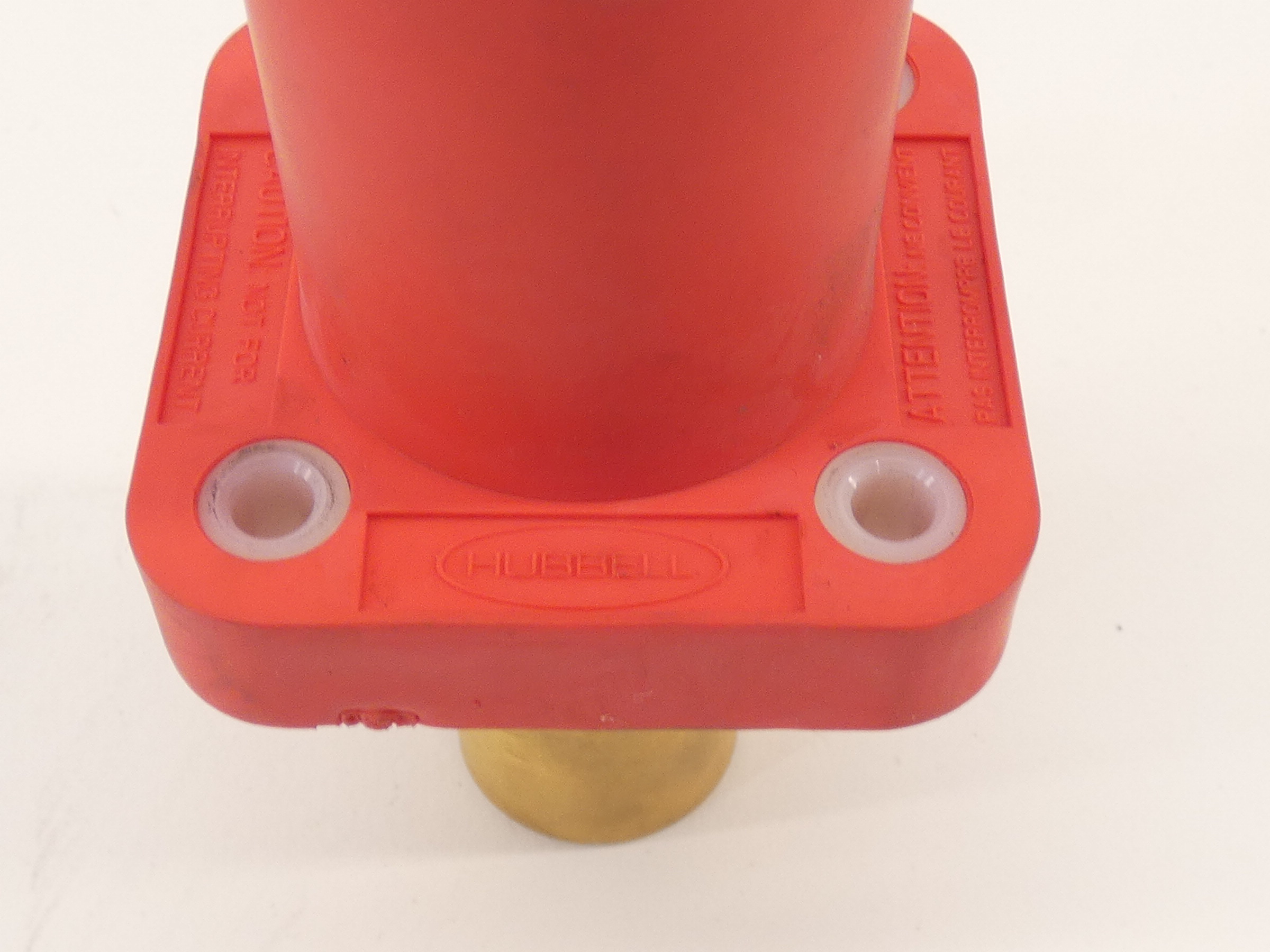 Hubbell Single Pole Red Male Receptacle 400A 600VAC/250VDC – GPM Surplus