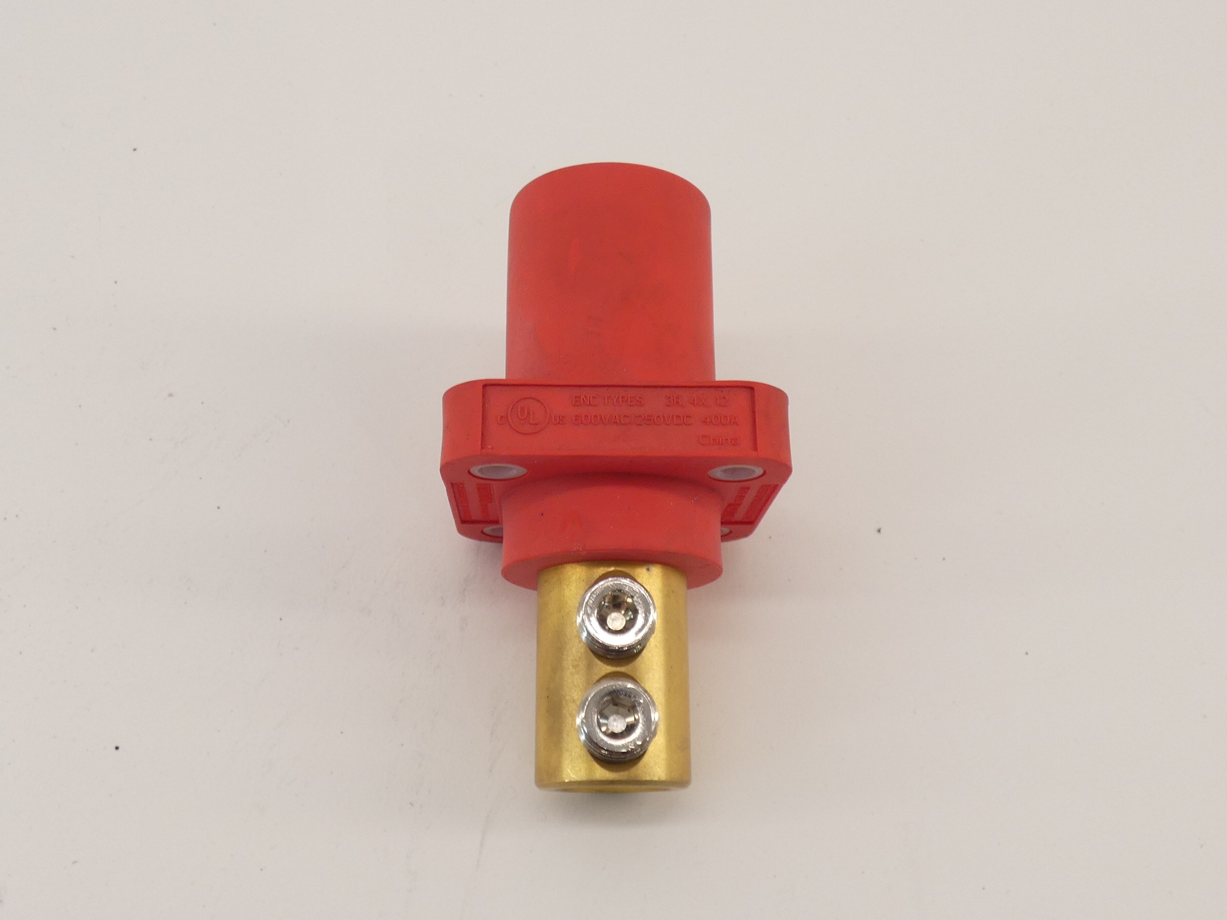 Hubbell Single Pole Red Male Receptacle 400A 600VAC/250VDC – GPM Surplus