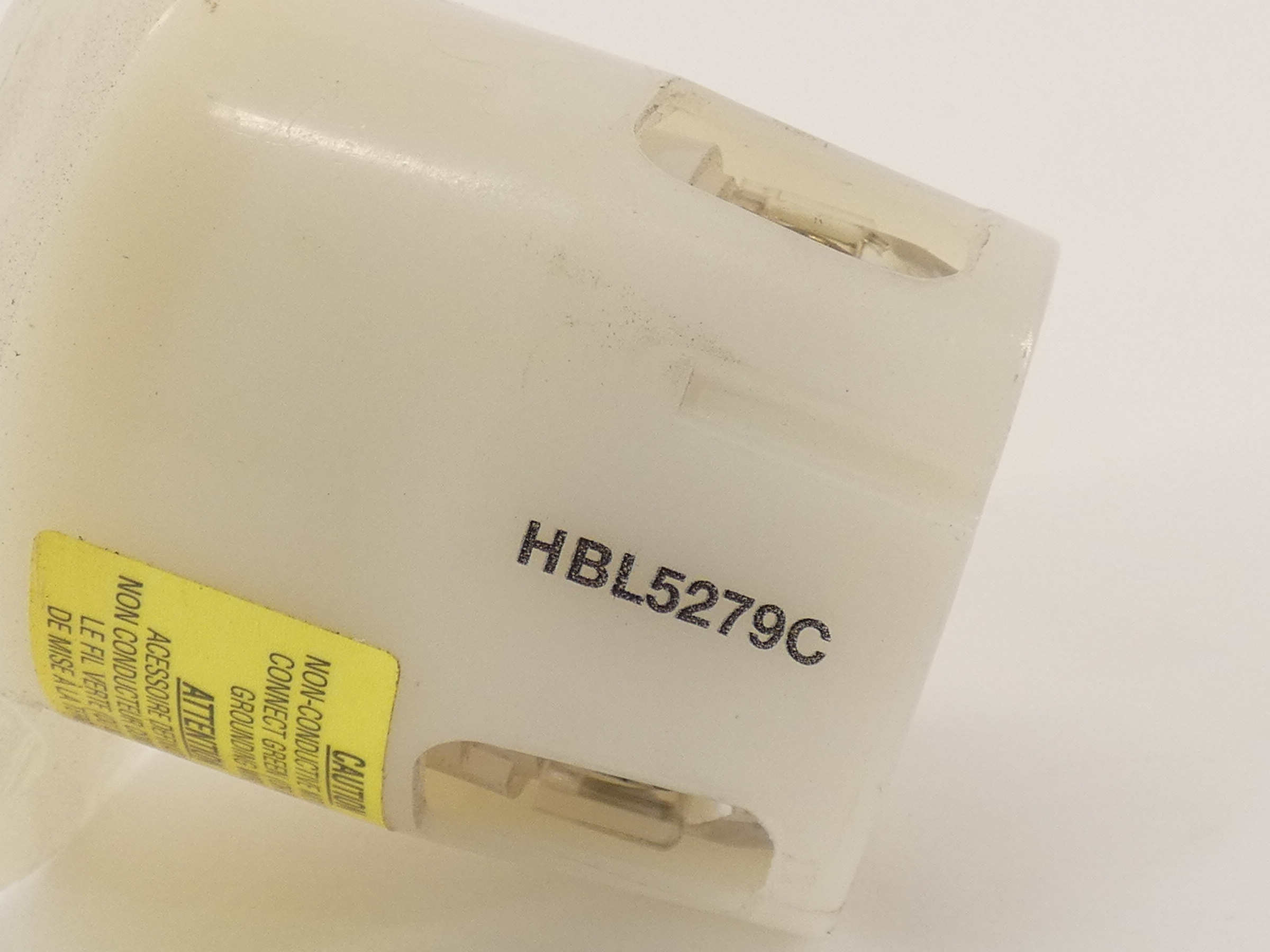 *Lot of 3* Hubbell HBL5379C HBL5279C Flanged Receptacle Inlet – GPM Surplus