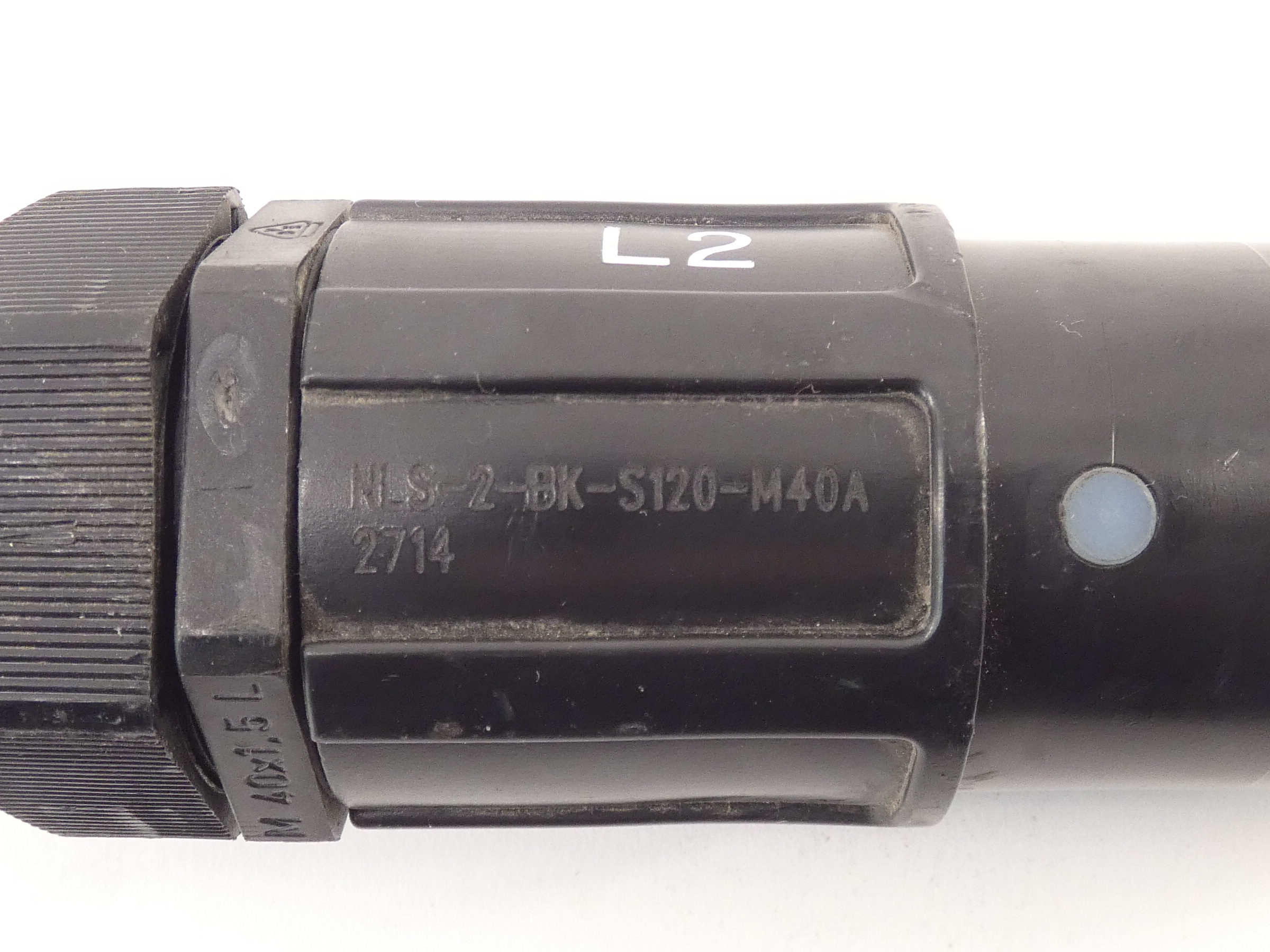 *Lot of 3* ITT NLS-2-BK-S120-M40A Powerlock Connector Plug 400A 1000VAC ...