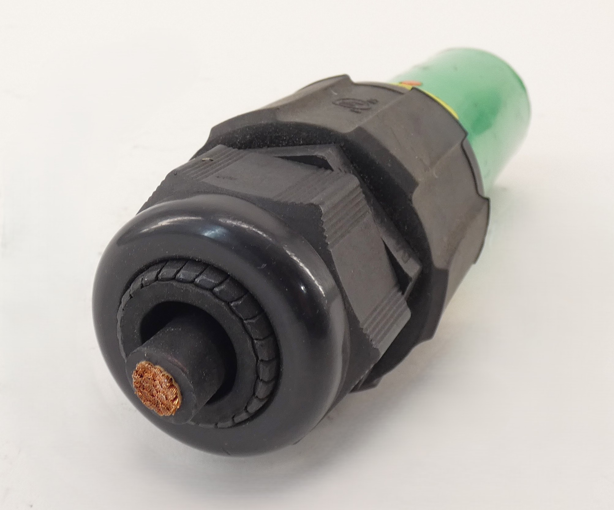 P3 Connectors Power Lock Connector Green Socket 455A 600VAC – GPM Surplus