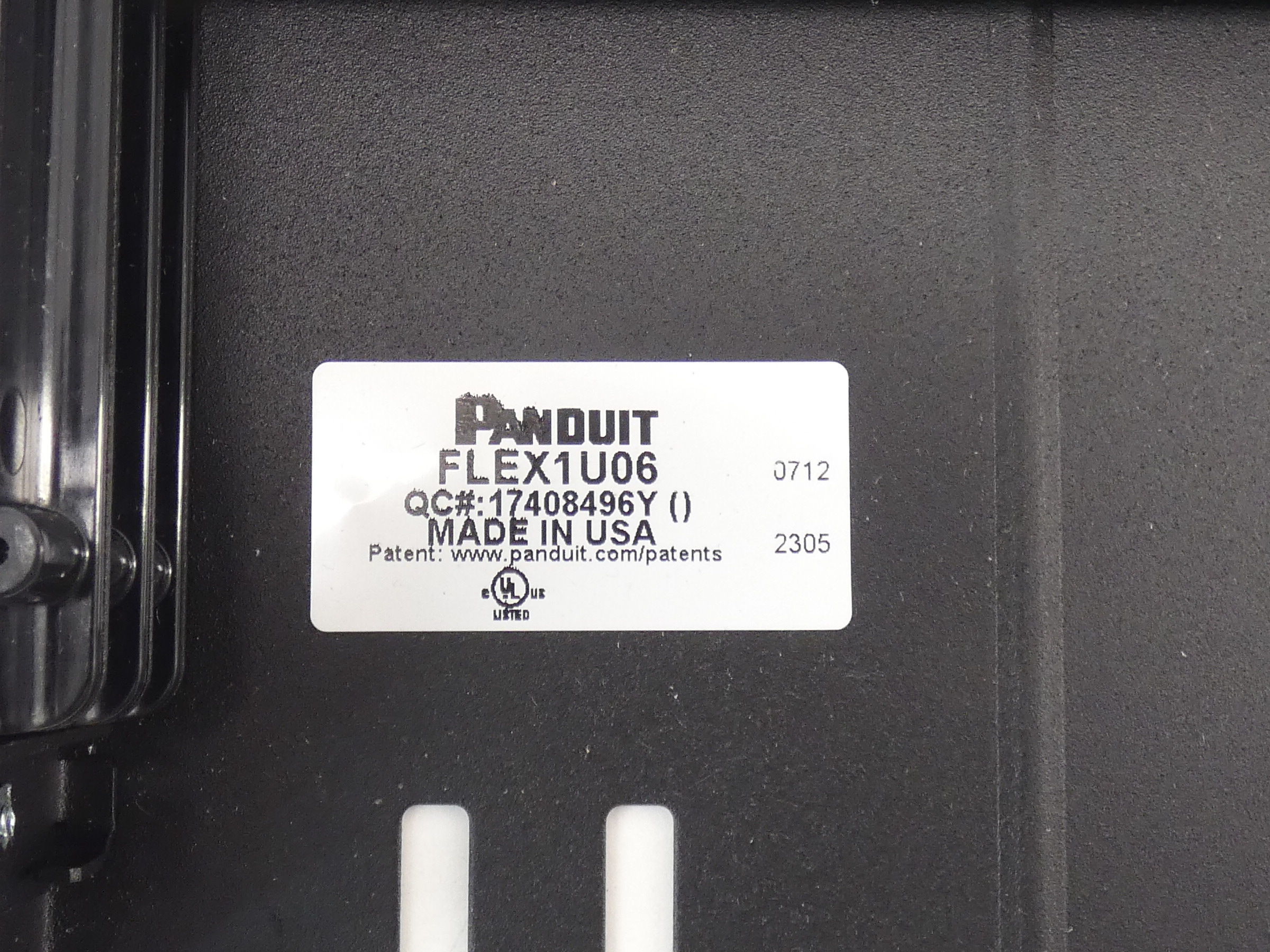 Panduit FLEX1U06 HD Flex 6-Port Enclosure Fiber Cabling System – GPM ...