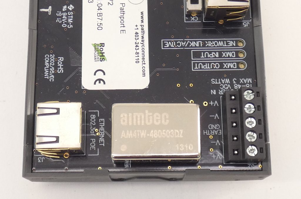 Pathway Connectivity 1011 1-Port eDIN Pathport – GPM Surplus