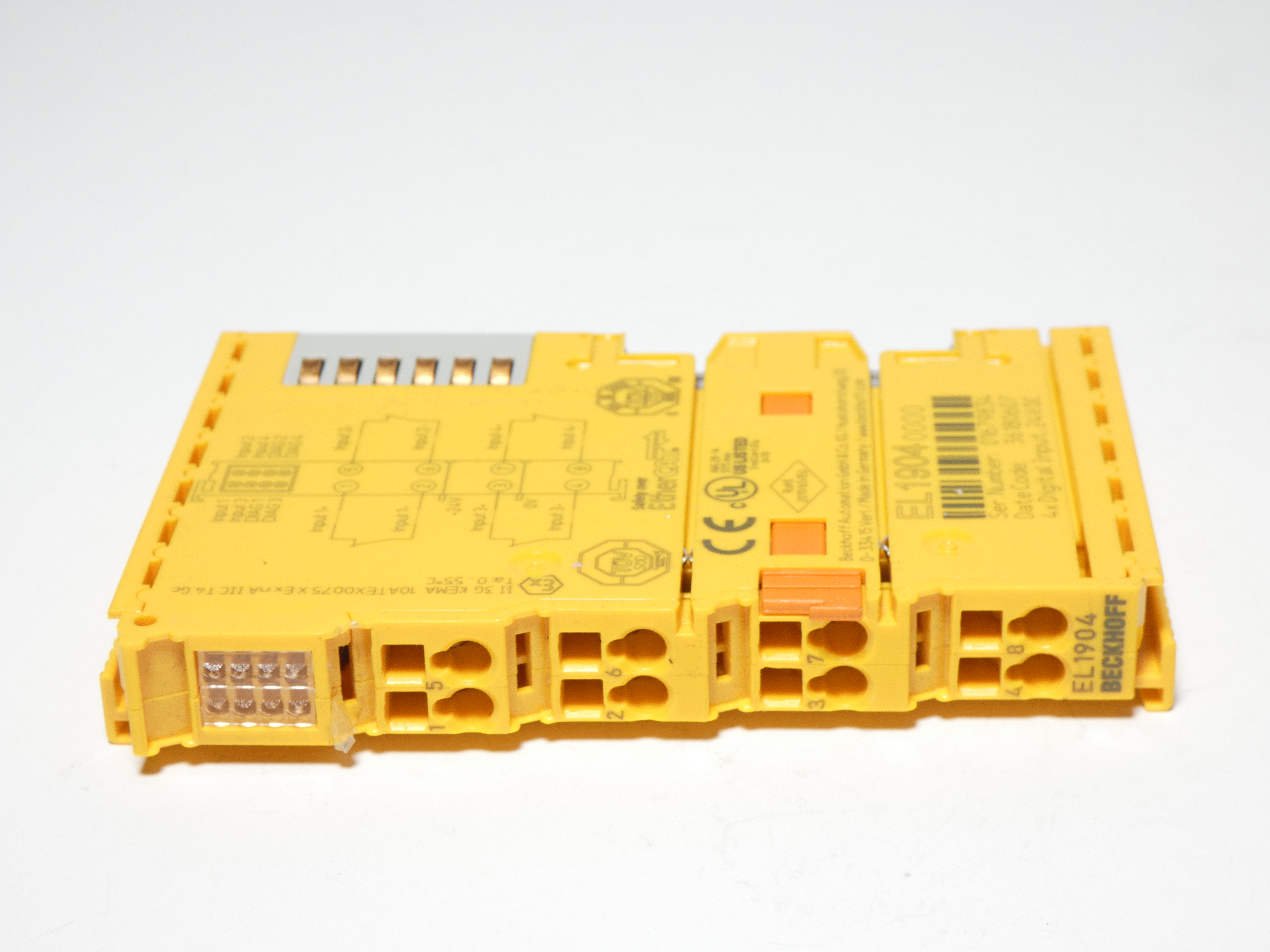 Beckhoff EL1904 EtherCAT Terminal 4x Digital Input Module 24 VDC – GPM ...
