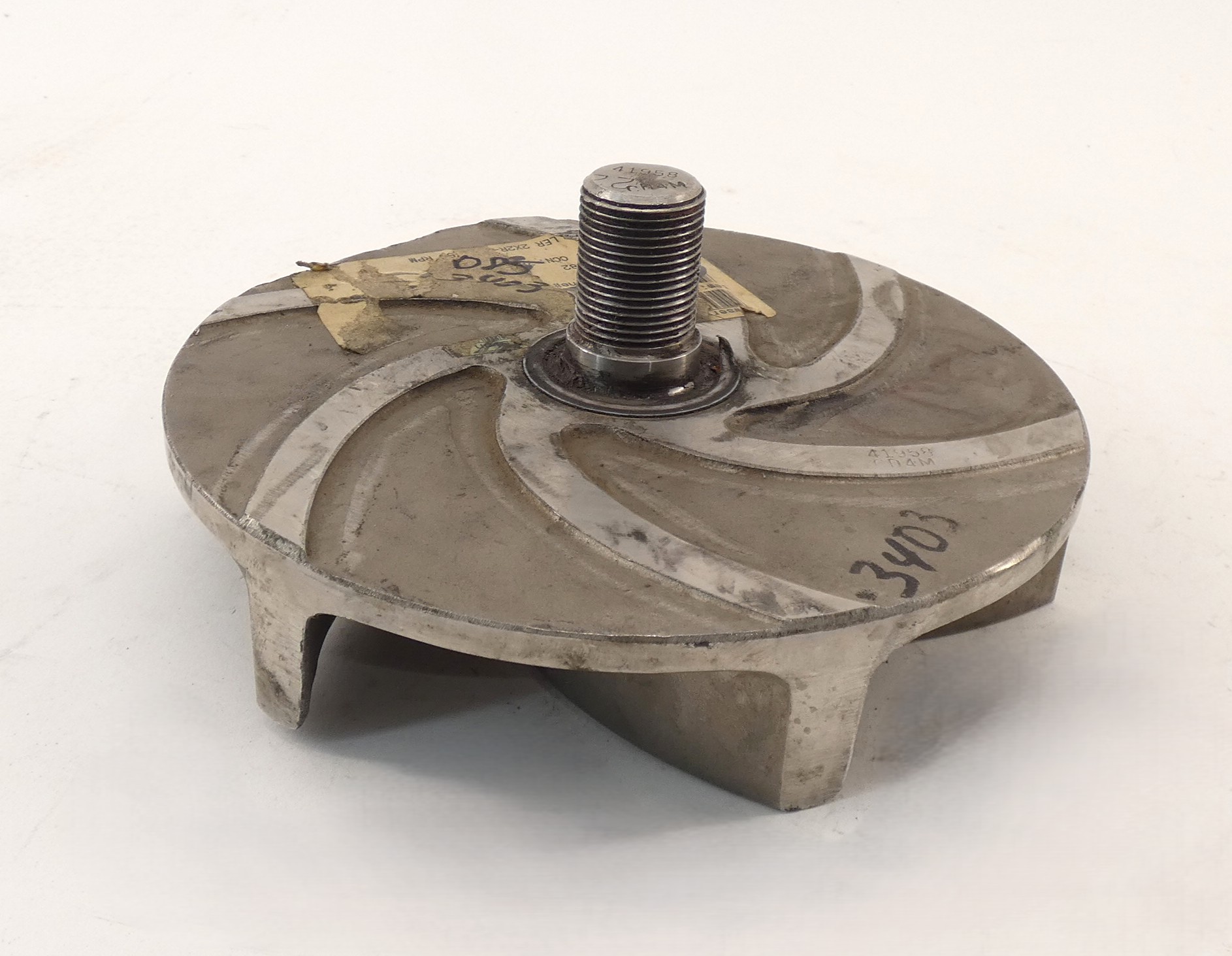 Flowserve 41958 CD4M Impeller DT41957 6-Vane 2x2R – GPM Surplus