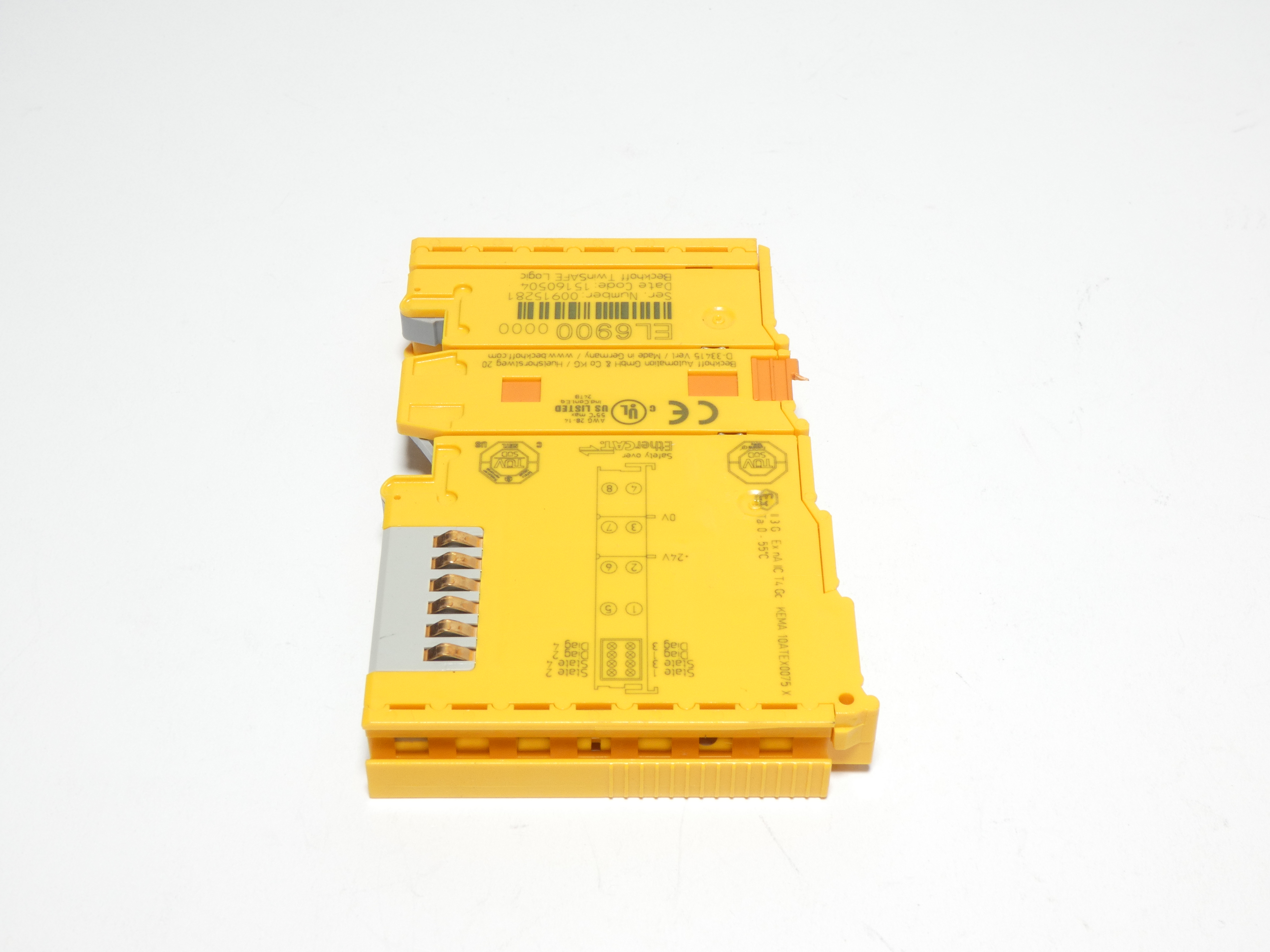 Beckhoff EL6900 EtherCAT Terminal TwinSAFE Logic Module – GPM Surplus