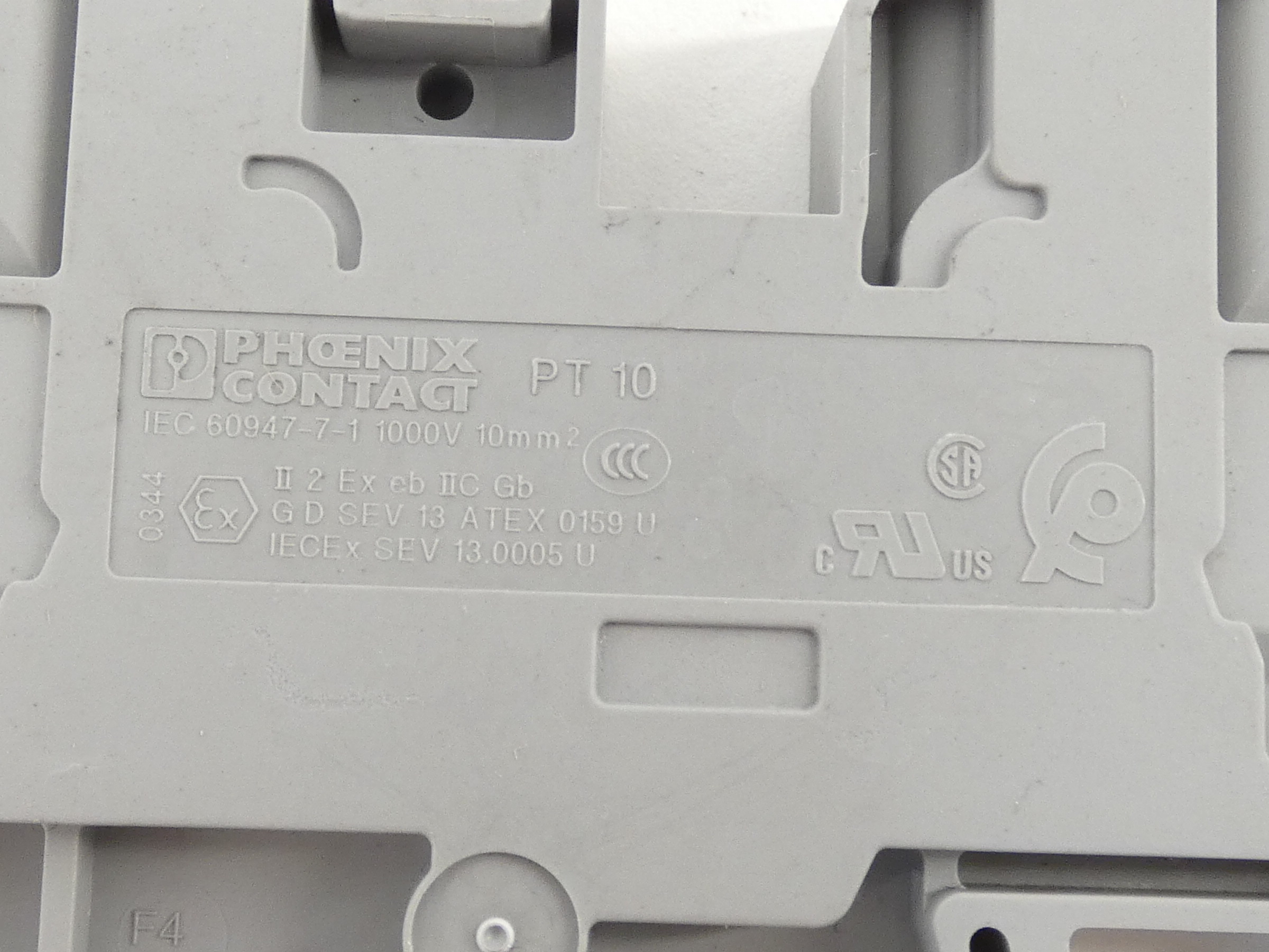 *Lot of 130* Phoenix Contact PT10 Feed Through Terminal Block 1000V ...