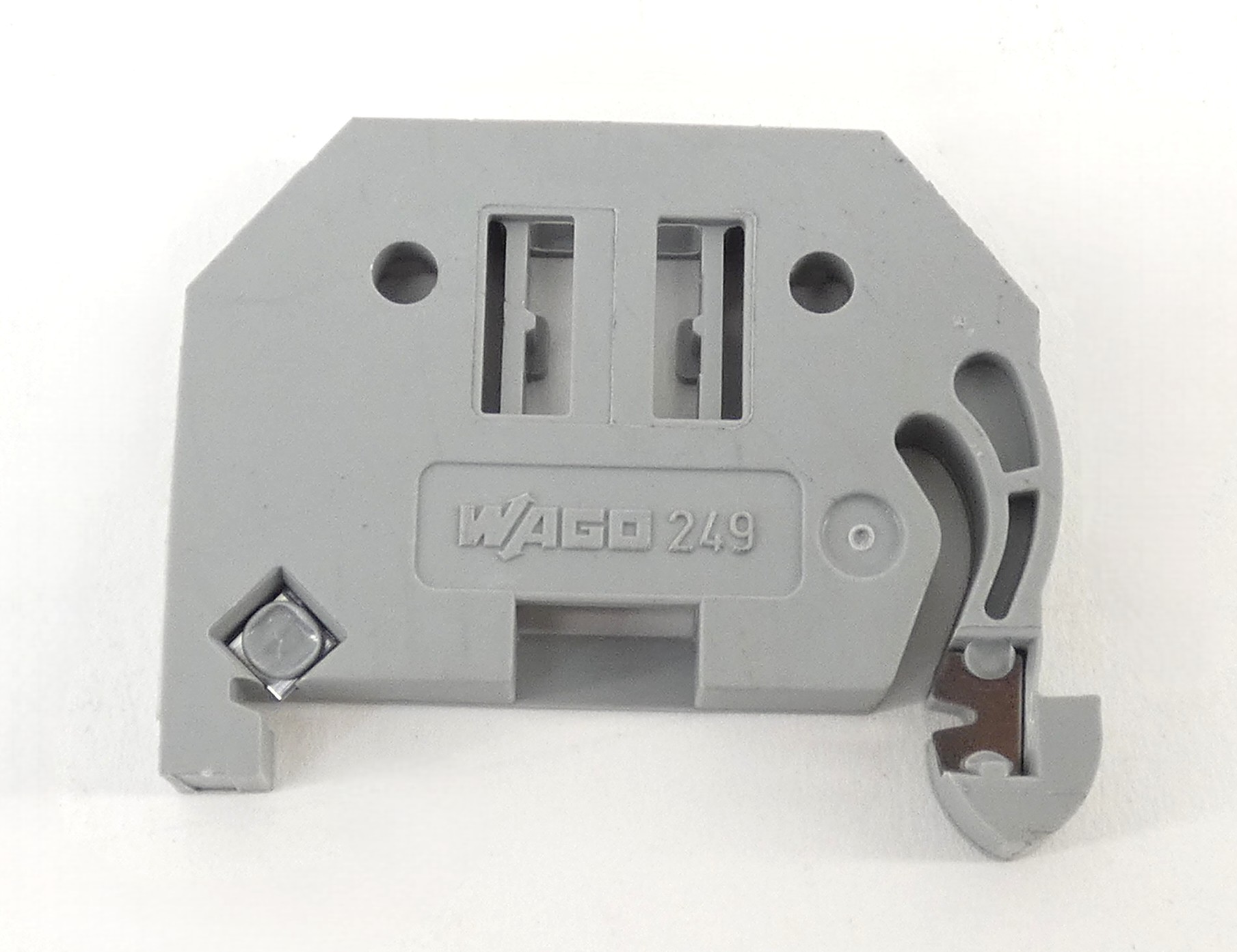 *Pack of 25* Wago 249-116 Screwless Terminal End Block – GPM Surplus