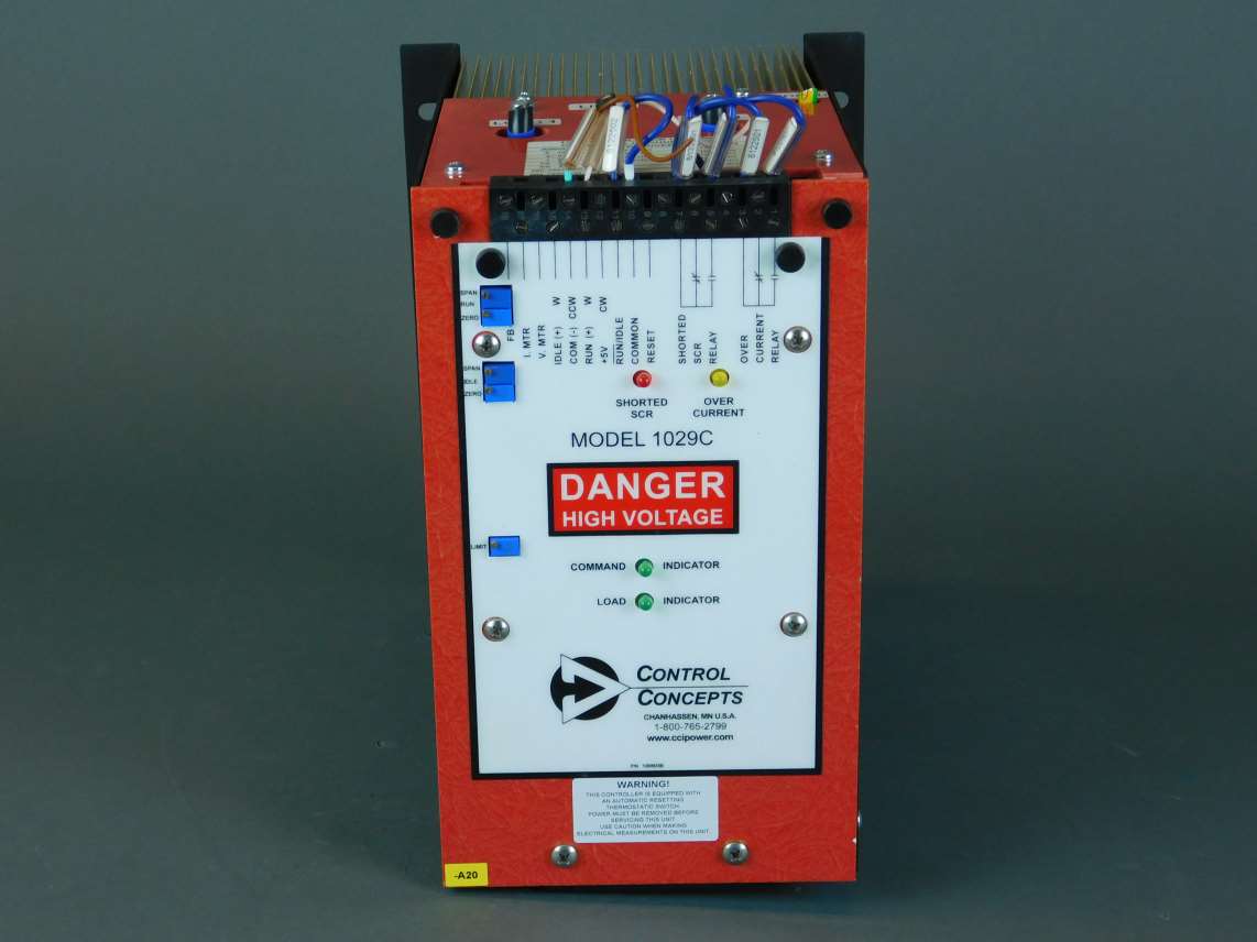 Control Concepts 1029C-P30/50-480V-50A-R4/20MA-IPOT-IL30 SCR Power ...