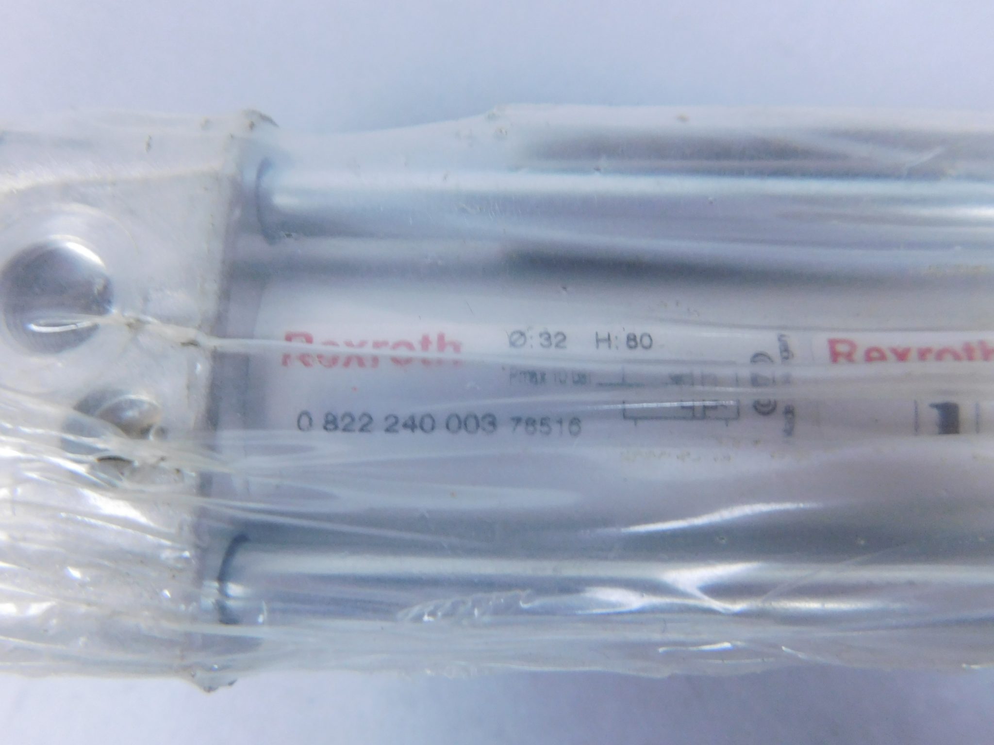 Rexroth 0822 240 003 32/80 10 Bar Pneumatic Cylinder – GPM Surplus