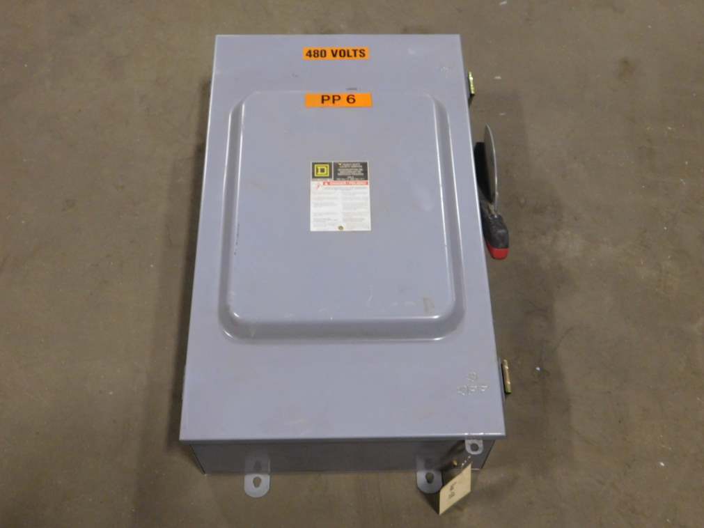 Square D 40275-959-01 Heavy Duty Safety Switch – No Fuses – GPM Surplus