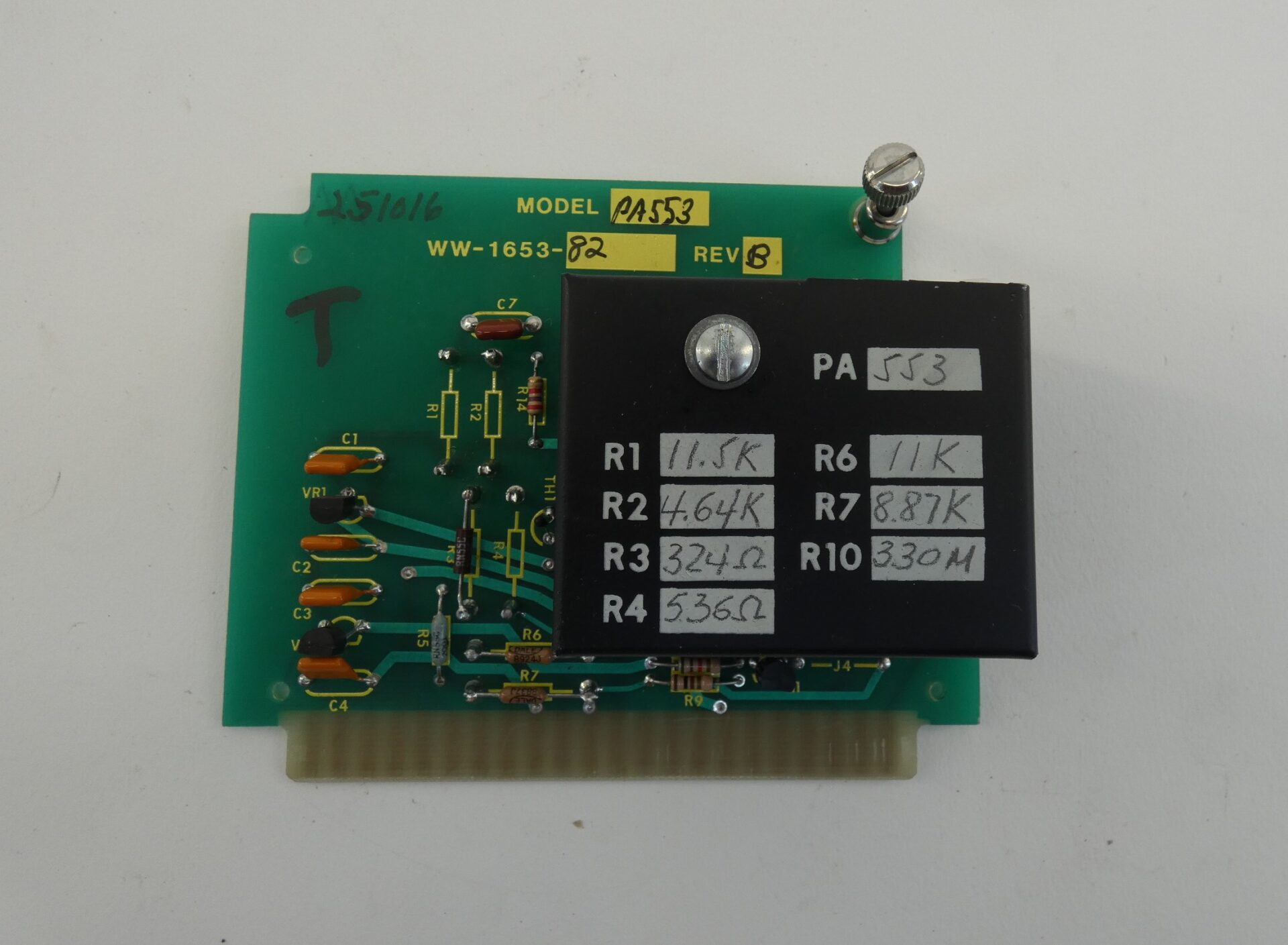 Circuit Board PA553 WW-16453-82, Rev. B – GPM Surplus