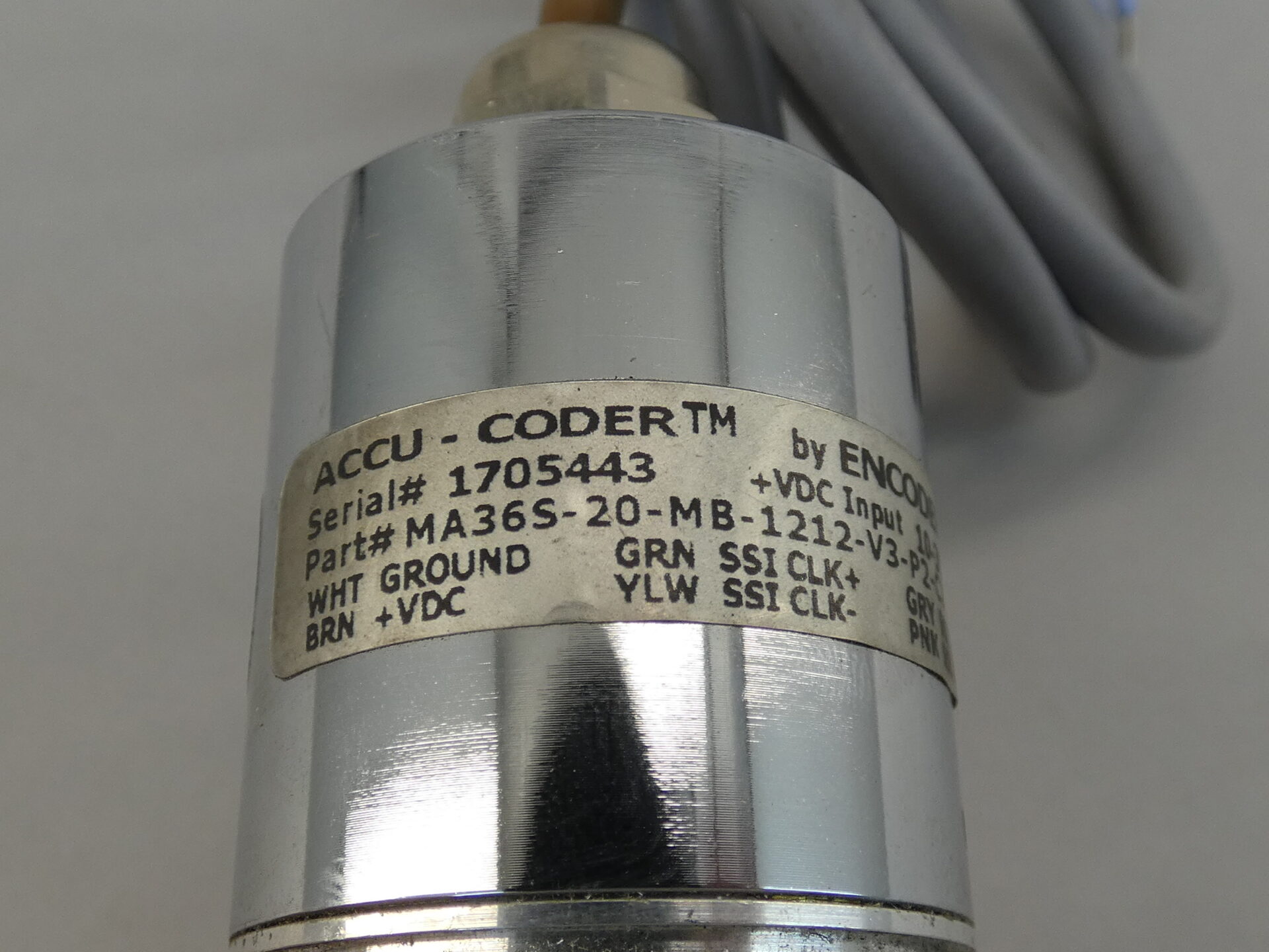 EPC MA36S Multi-Turn Absolute Encoder Accu-Coder 10-30VDC – GPM Surplus