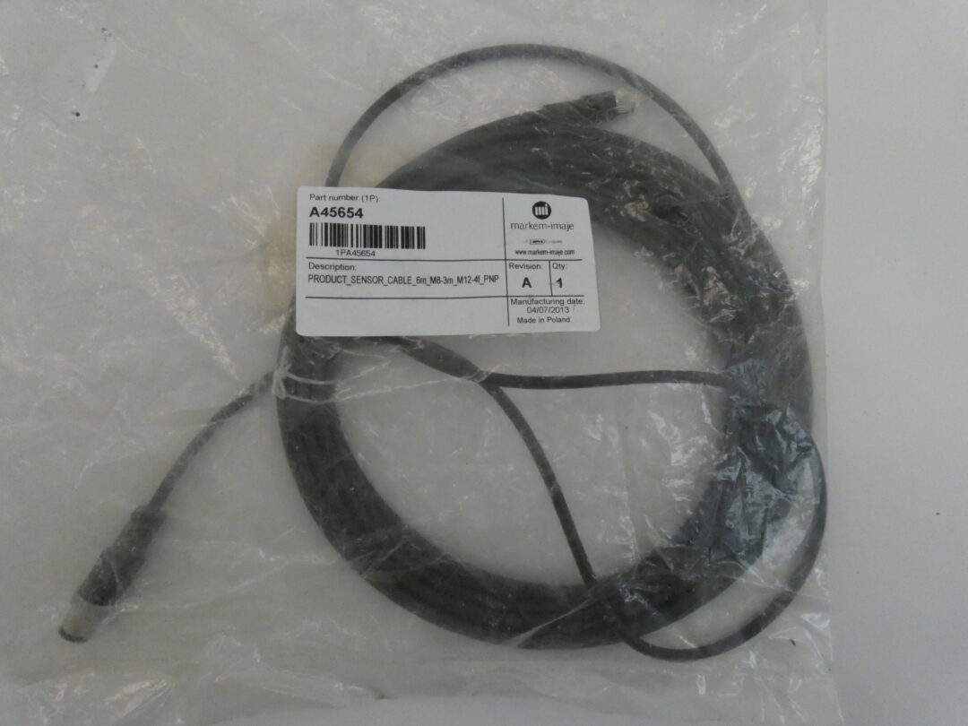 Markem Imaje A45654 Product Sensor Cable, 6m M8-3m, M12-4f PNP – GPM ...
