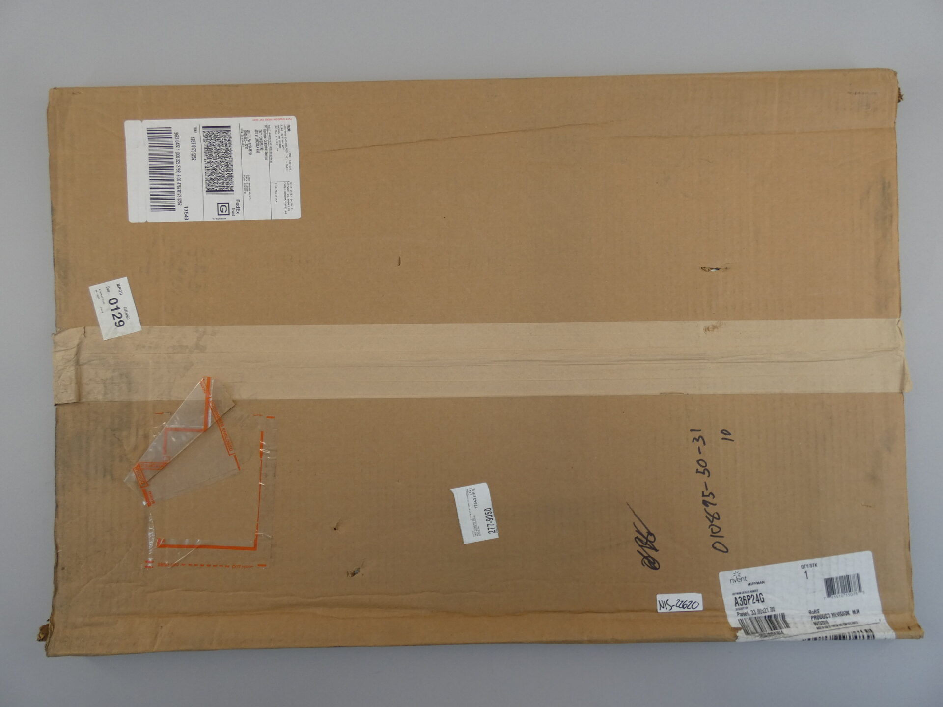Hoffman A36P24G nVent Panel for Type 3R, 4, 4x, 12 and 13 Enclosure ...