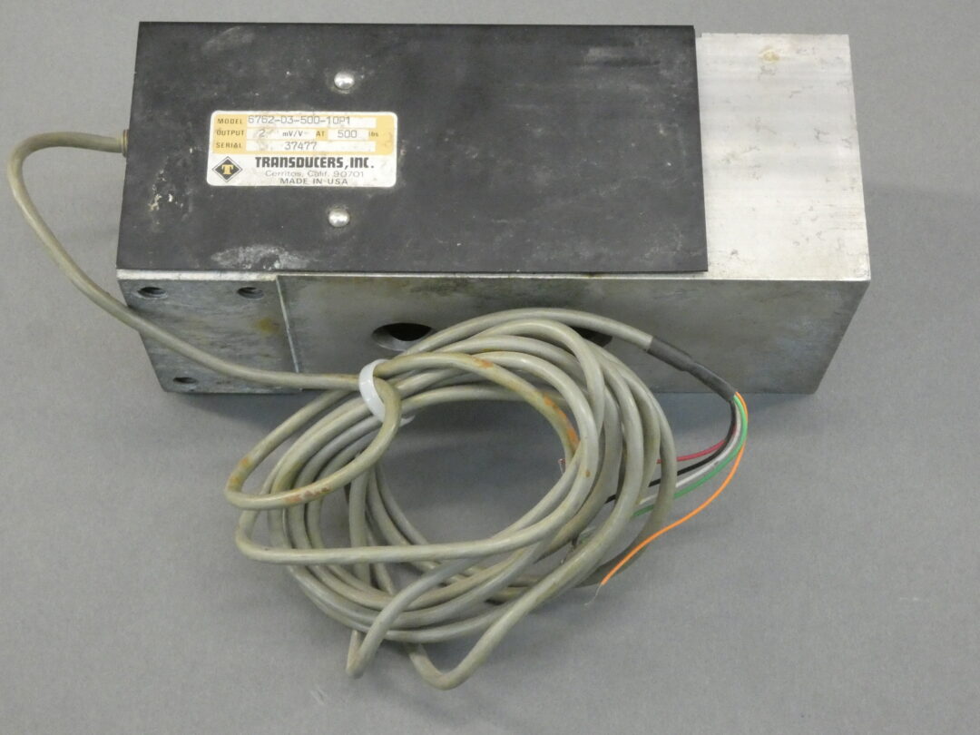 Transducers Inc 6762-D3-500-10P1 Load Cell 2mV @ 500lbs. – GPM Surplus