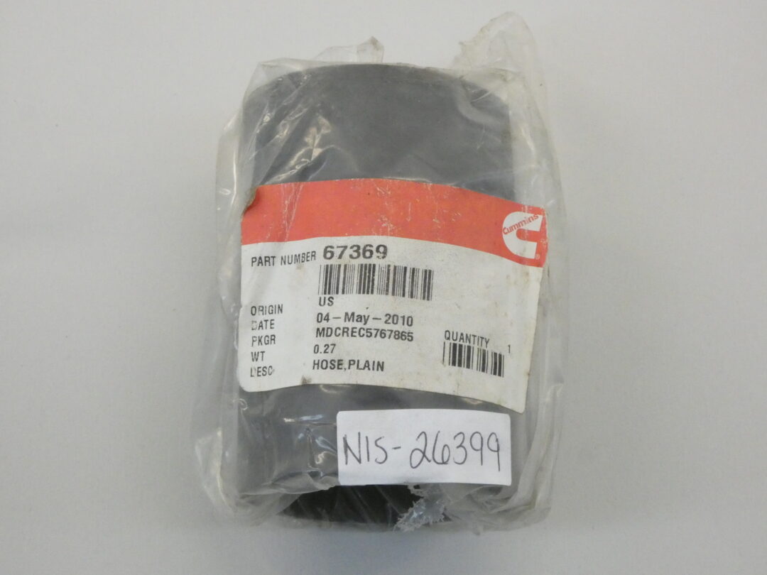 Cummins 67369 Plain Hose, 4″ Long, 2-5/8″ I.D. – GPM Surplus
