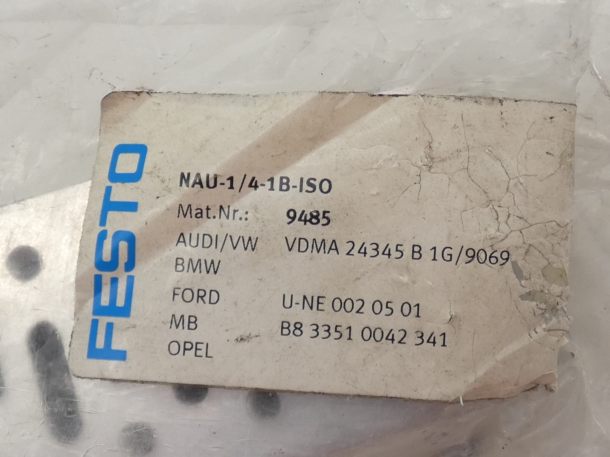 Festo NAU-1/4-1B-ISO Base – GPM Surplus