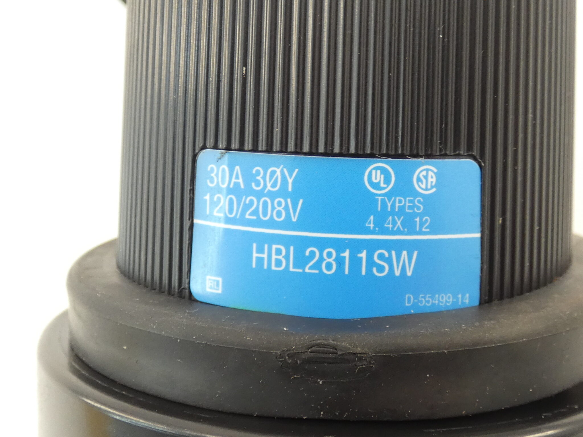 Hubbell HBL2811SW Plug Watertight Safety-Shroud 30A 120/208V 4P – GPM ...
