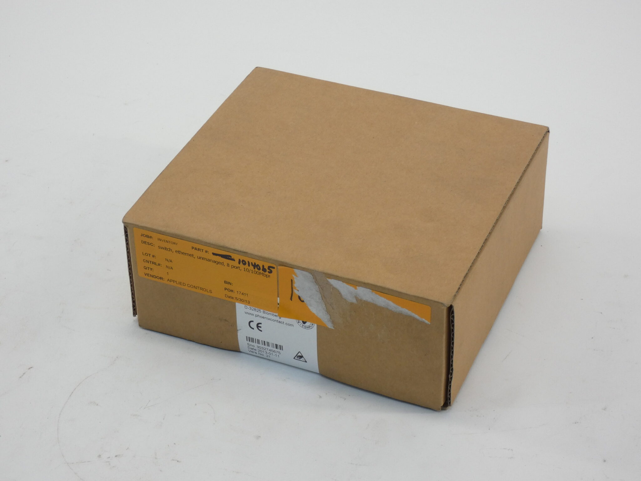 Phoenix Contact FL Switch SF 8TX Industrial Ethernet Switch, 2832771 ...