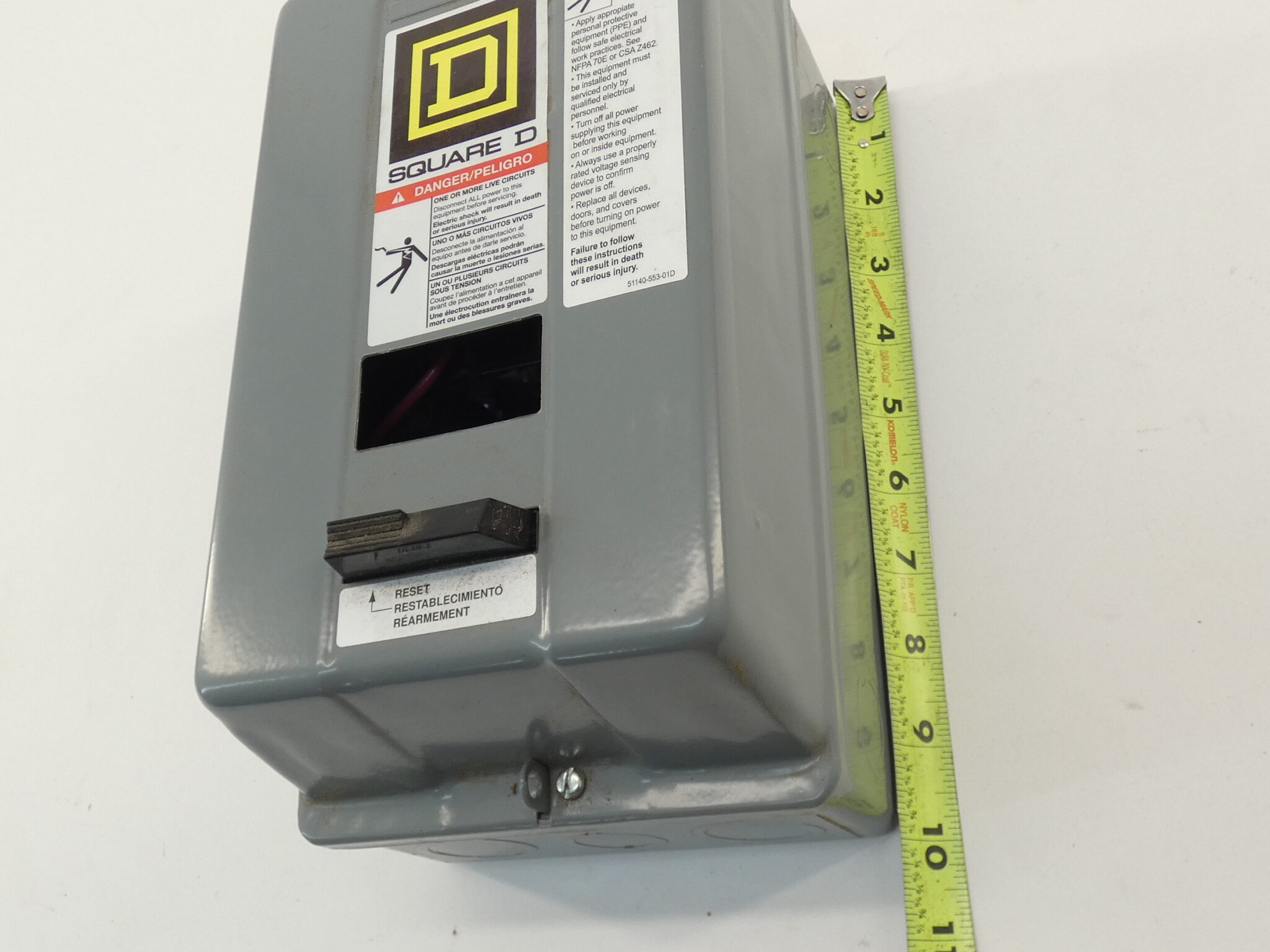 Square D 8536SBG2AS, 8536SDG1V06AS Starter W/ Enclosure – GPM Surplus