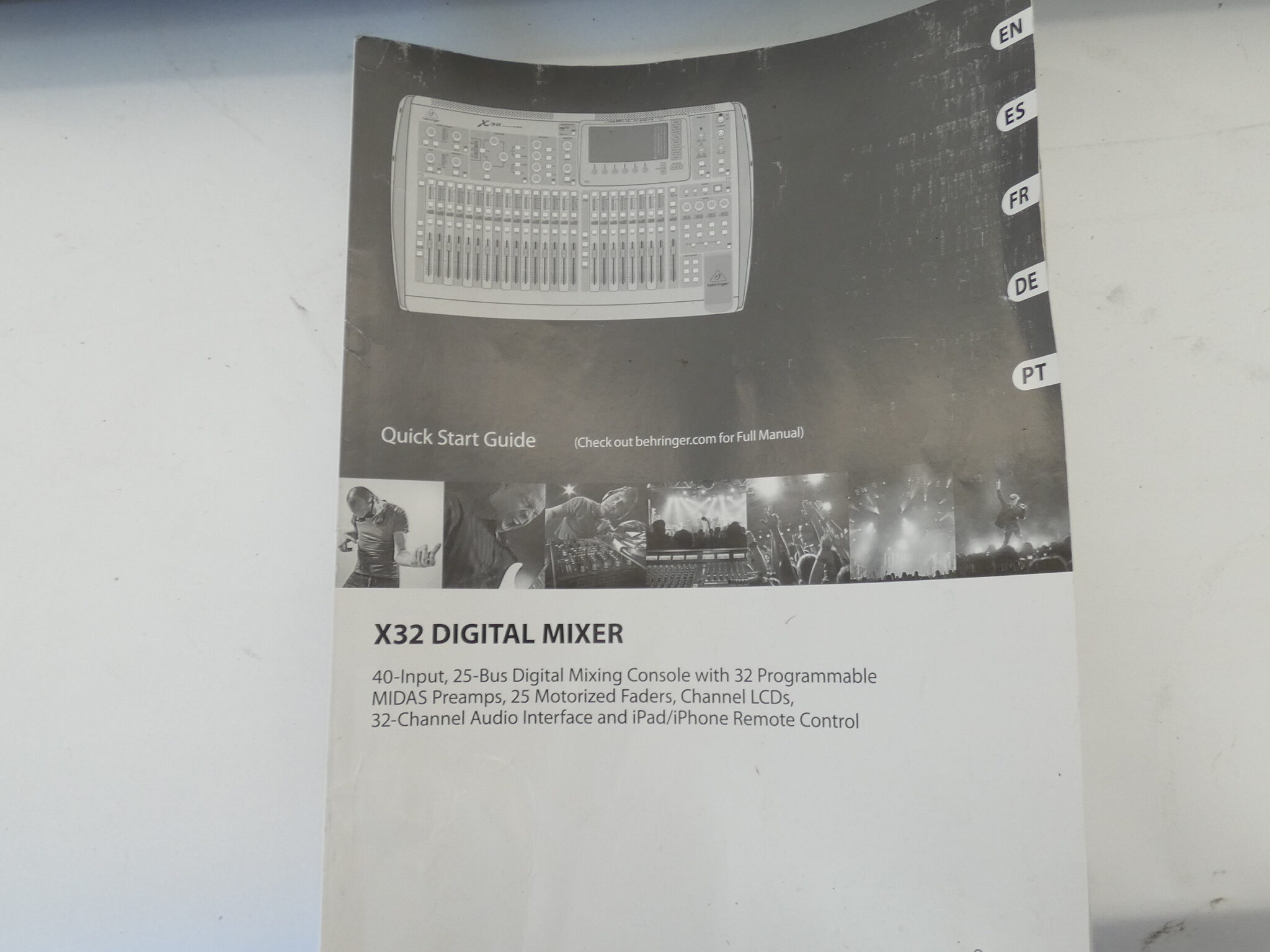 Behringer X32 32-Channel Audio Interface Digital Sound Mixer, 40-Input ...