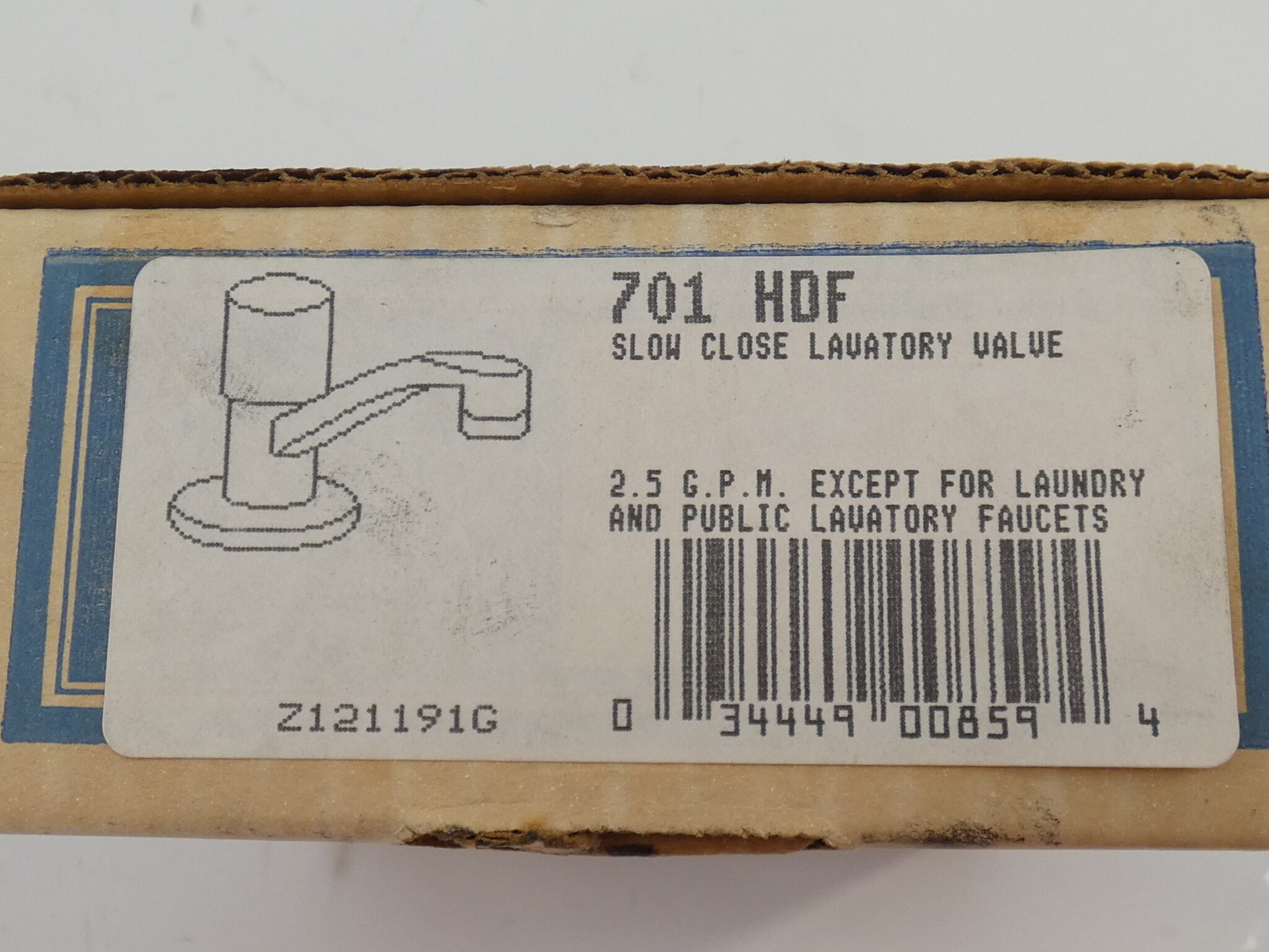 Delta 701 HDF Slow Close Lavatory Heavy Duty Faucet, 2.5 G.P.M. – GPM ...