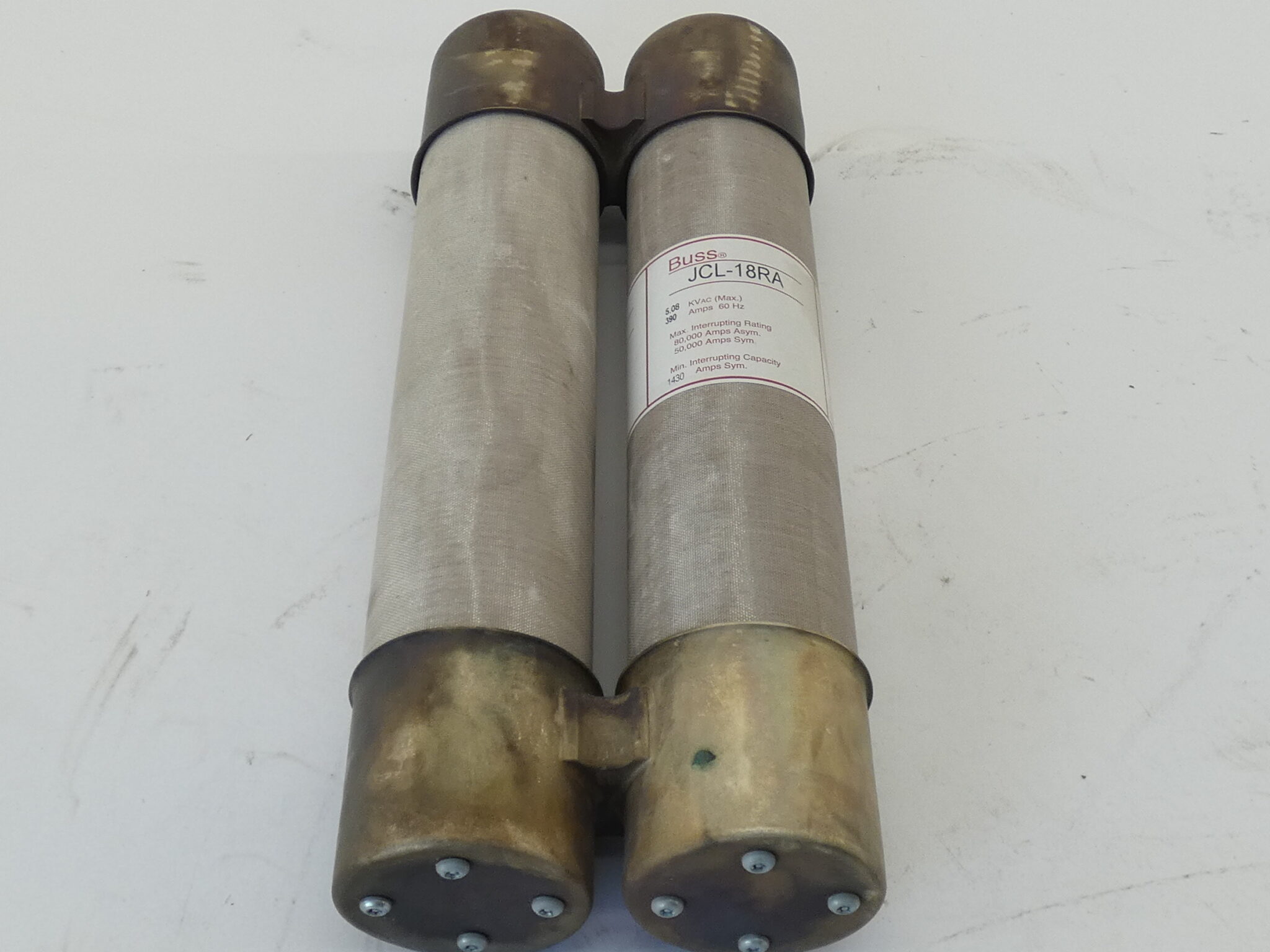 Buss JCL-18RA Medium Volt Motor Fuse, 390A – GPM Surplus