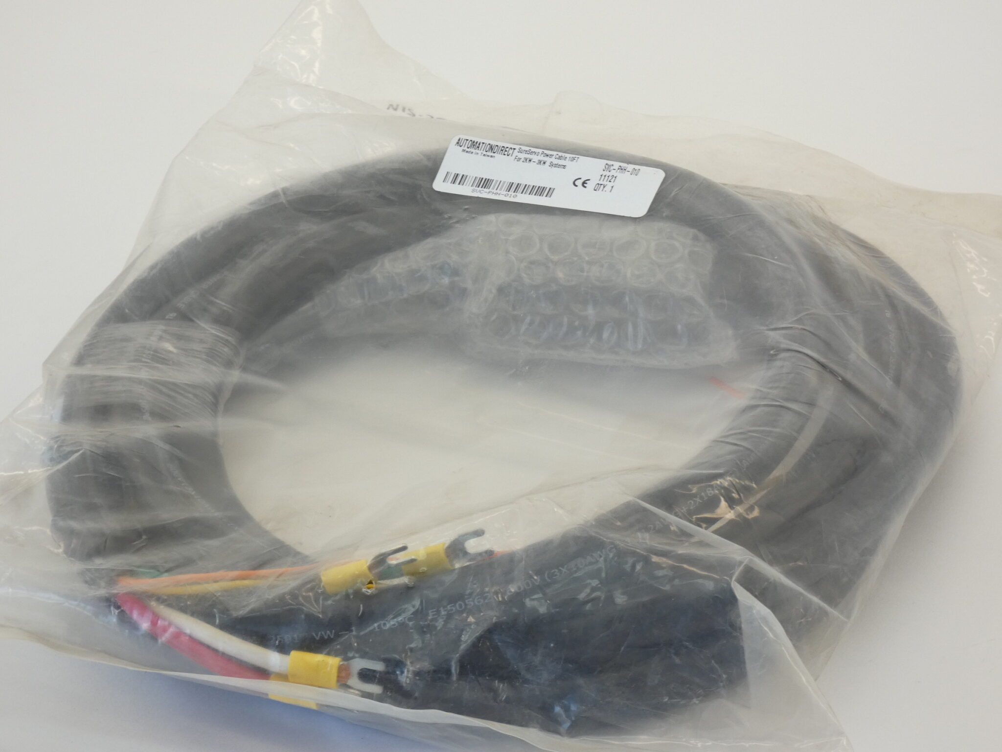 Automation Direct SVC-PHH-010 SureServo Power Cable 10′ for 2kW-3kW ...