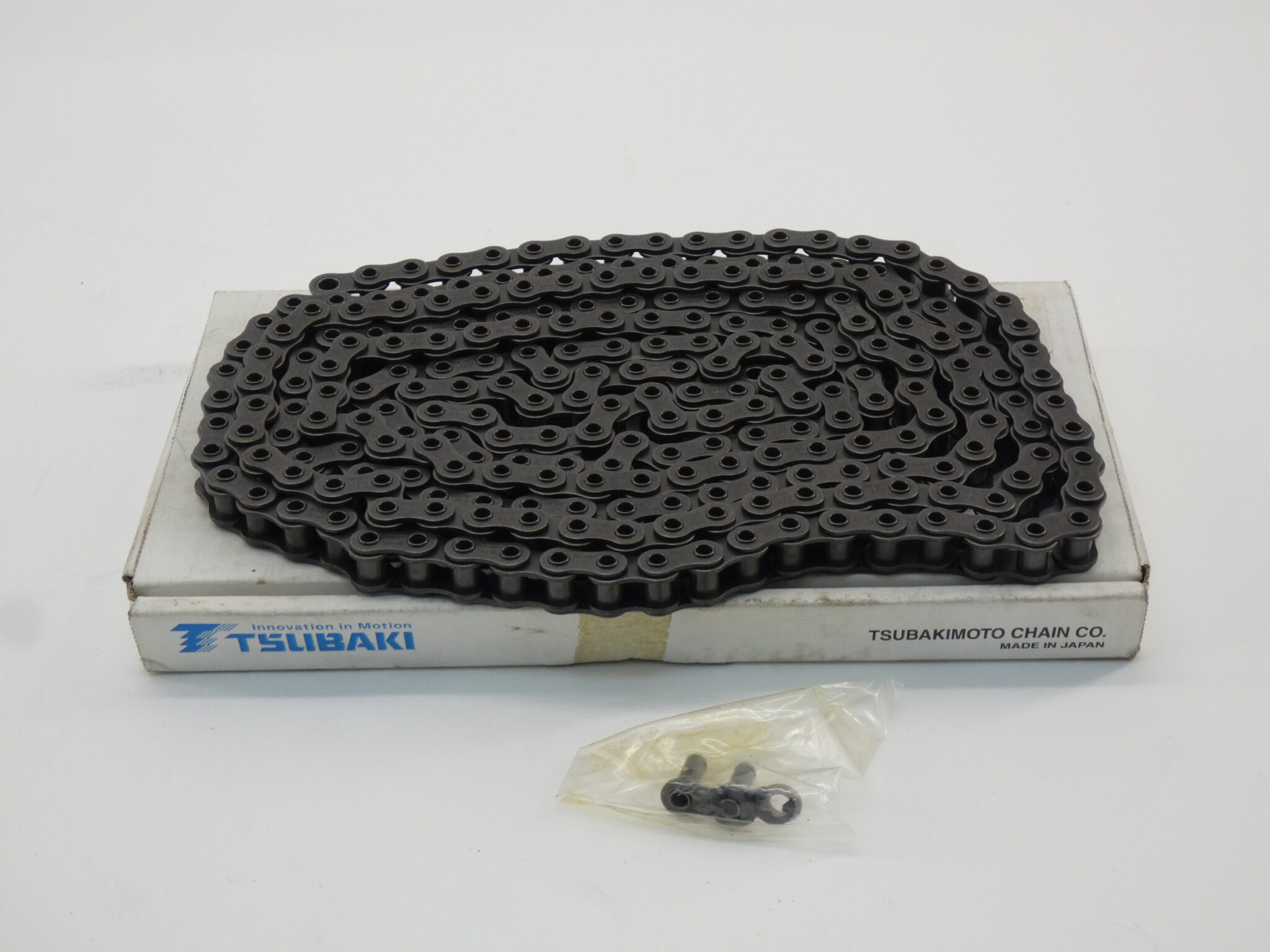 Tsubaki RS40 HP B160001 Single Roller Chain, 10′ – GPM Surplus