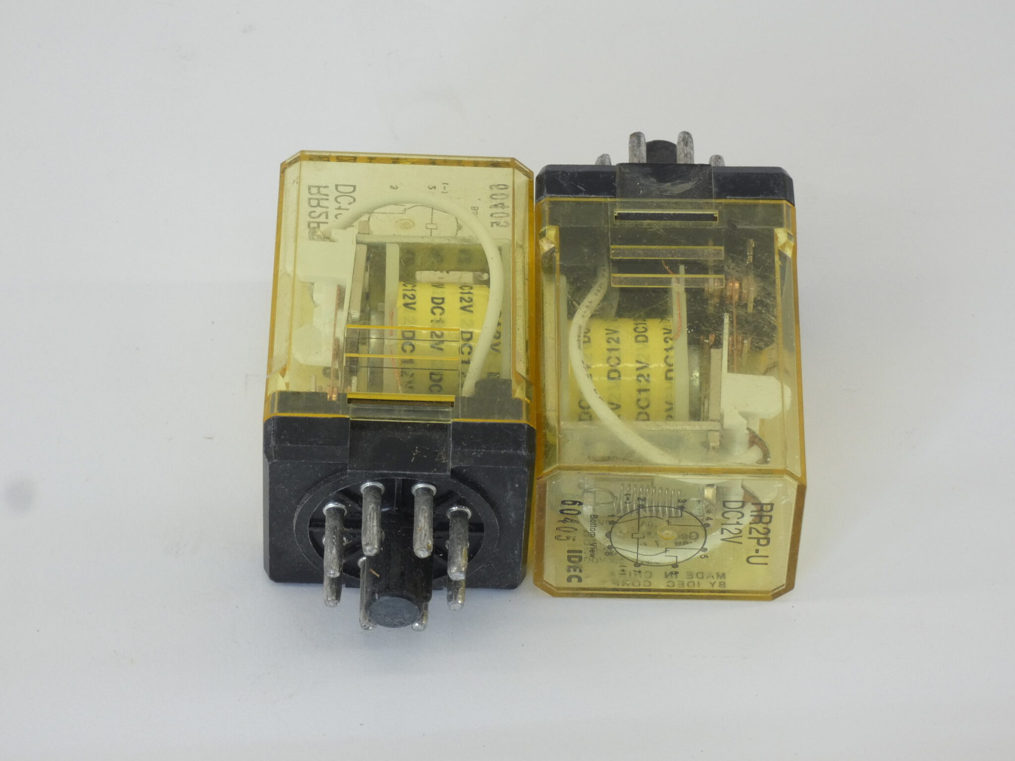 *Lot of 2* IDEC RR2P-U Relay, DC12V – GPM Surplus