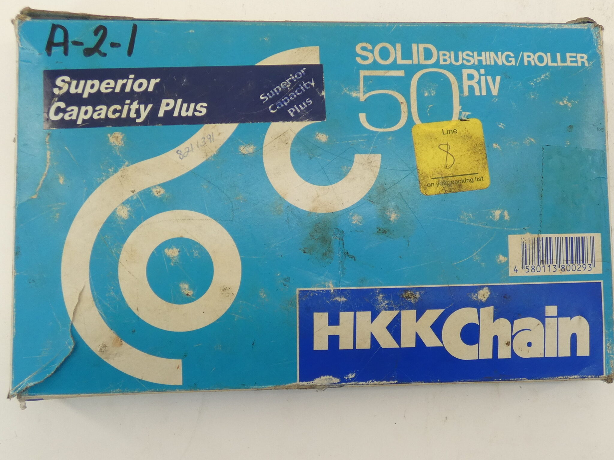 HKK50 HKK Chain, Roller Chain 10′, 192 Links, 50 Riv – GPM Surplus