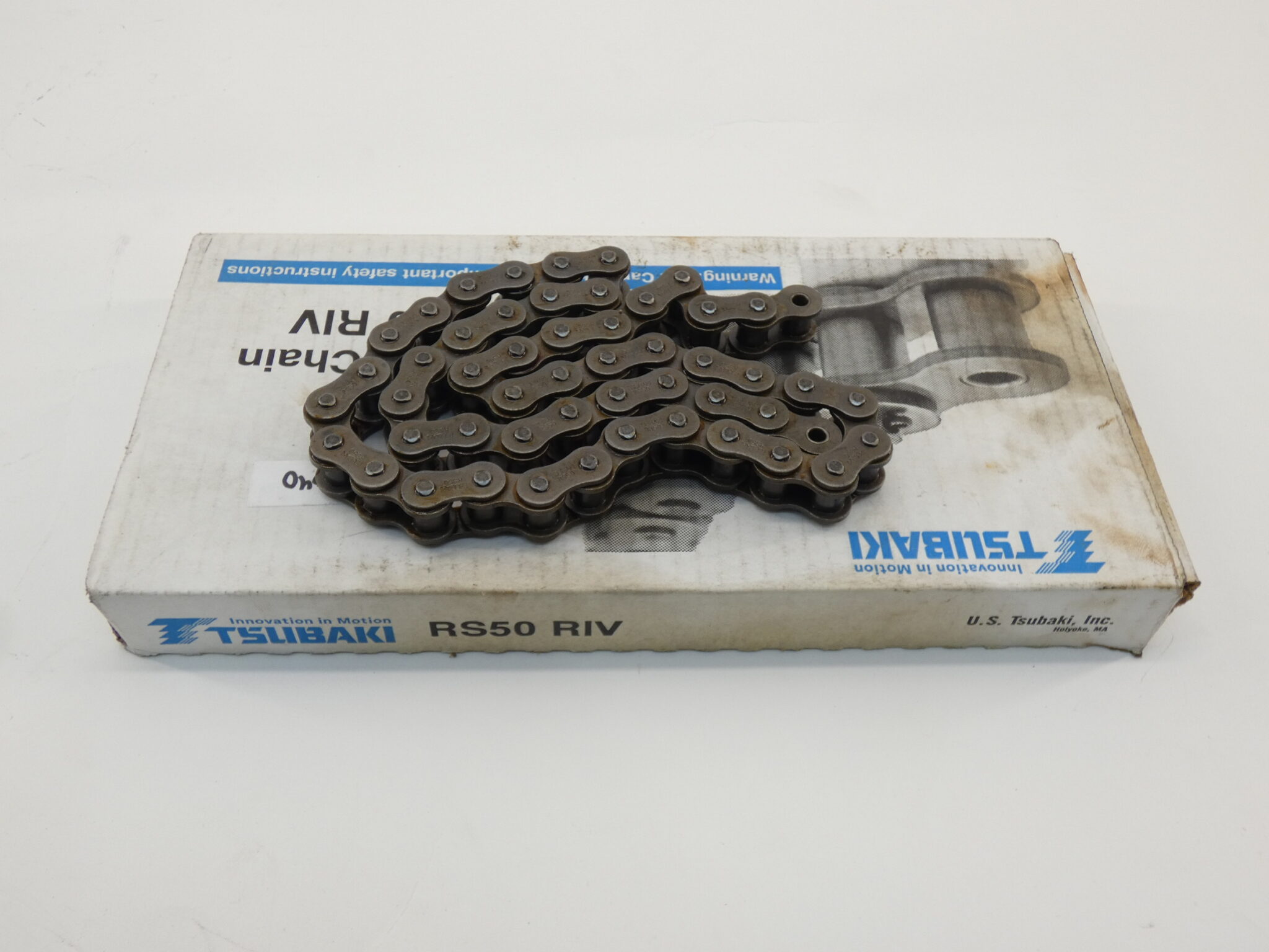 Tsubaki RS50 RIV Roller Chain, 5 Feet – GPM Surplus