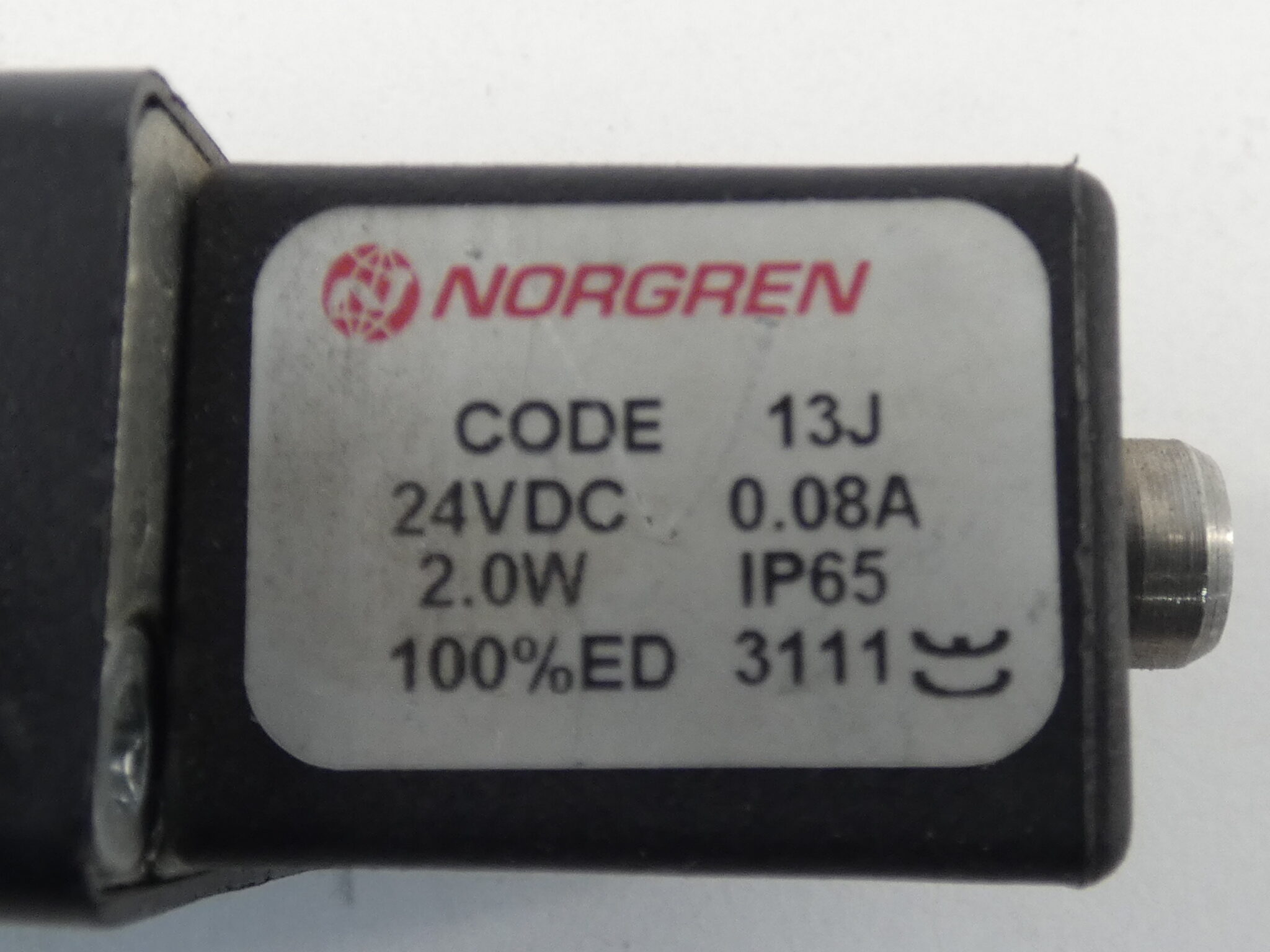 Norgren V61R511AA213JB Pneumatic Solenoid Valve, 24VDC, 145 PSIG – GPM ...