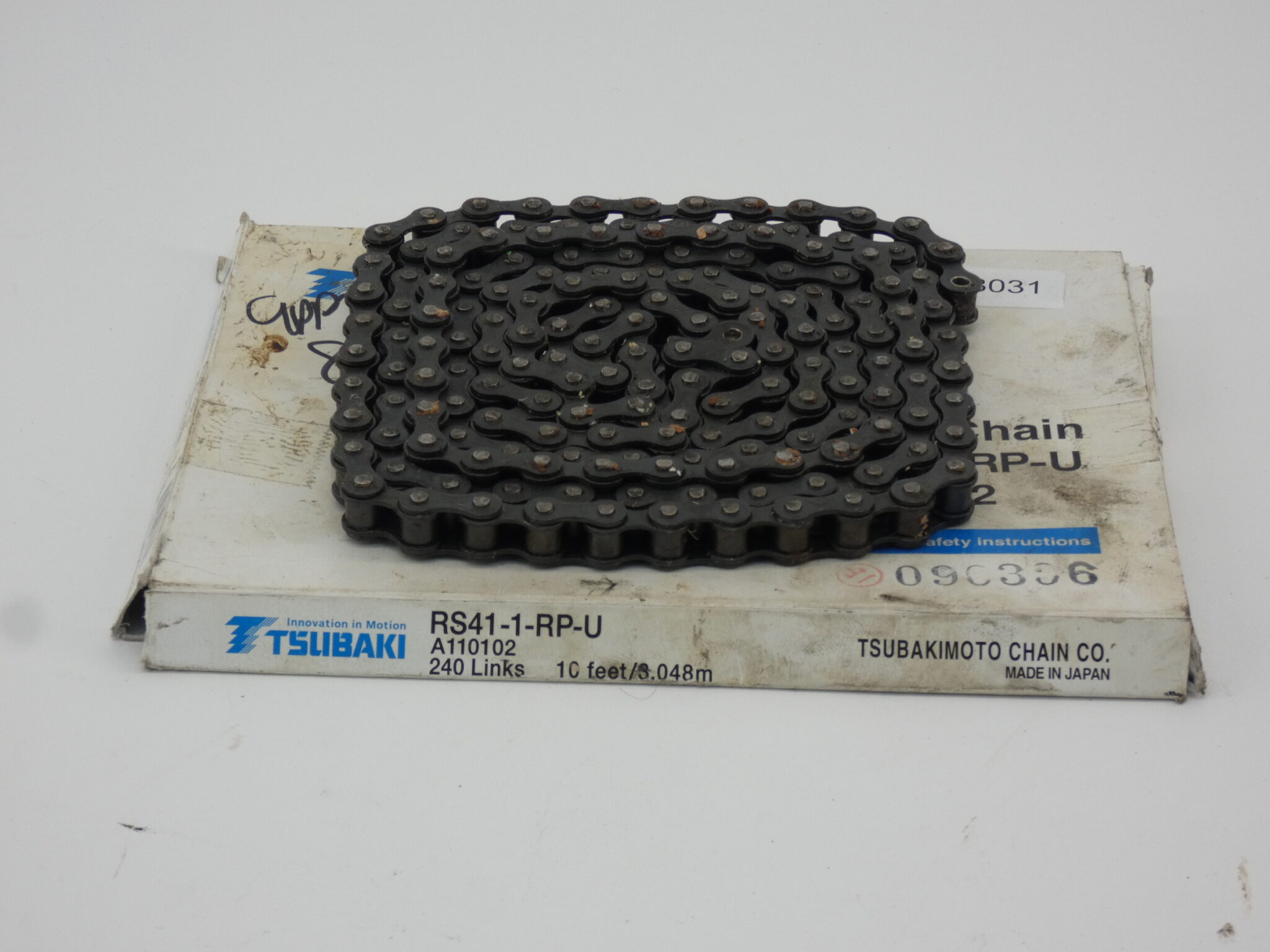 Tsubaki RS41-1-RP-U Roller Chain, 8FT, A110102 – GPM Surplus