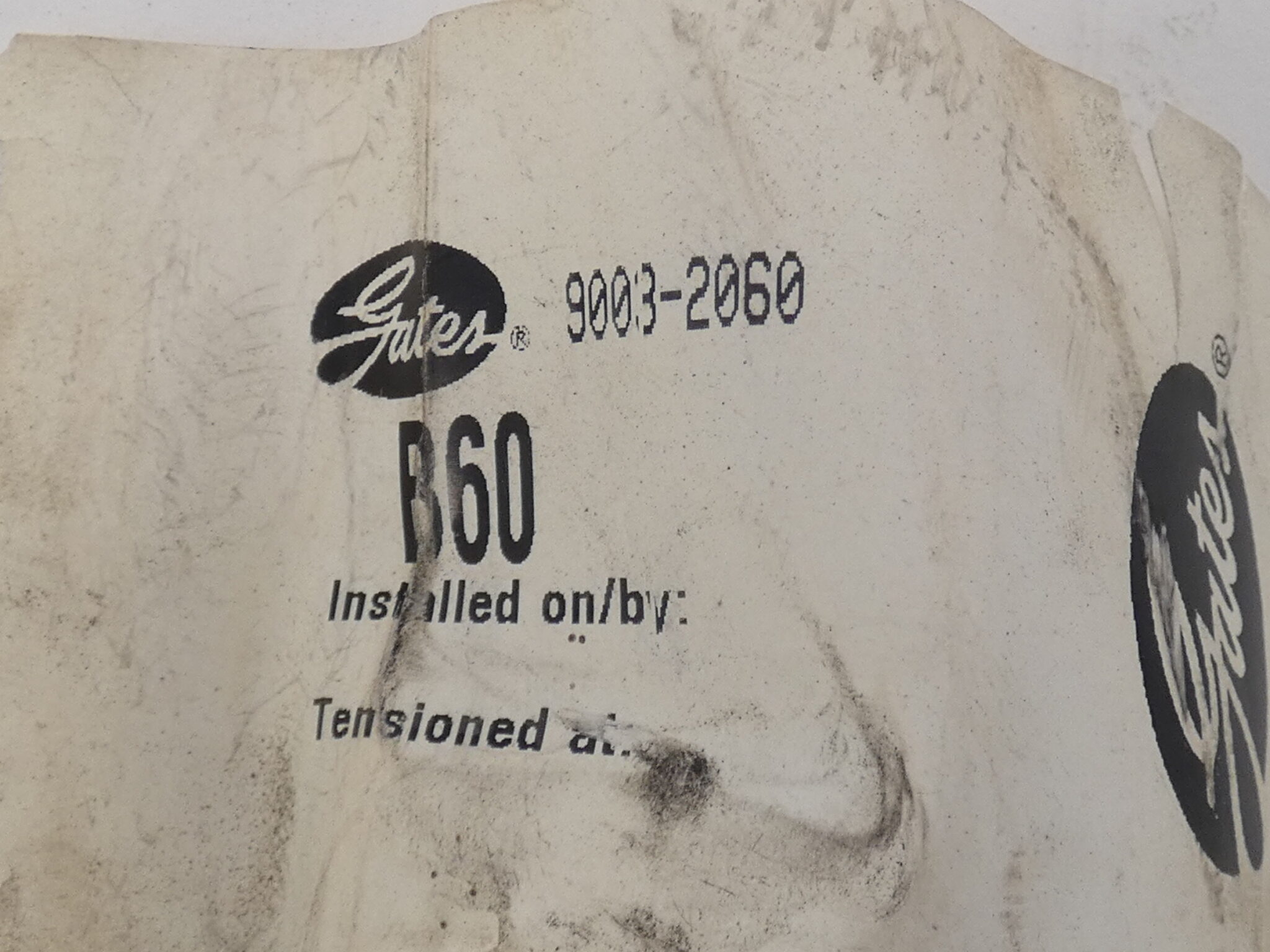 Gates B60 HI-Power II V-Belt 9003-2060 – GPM Surplus