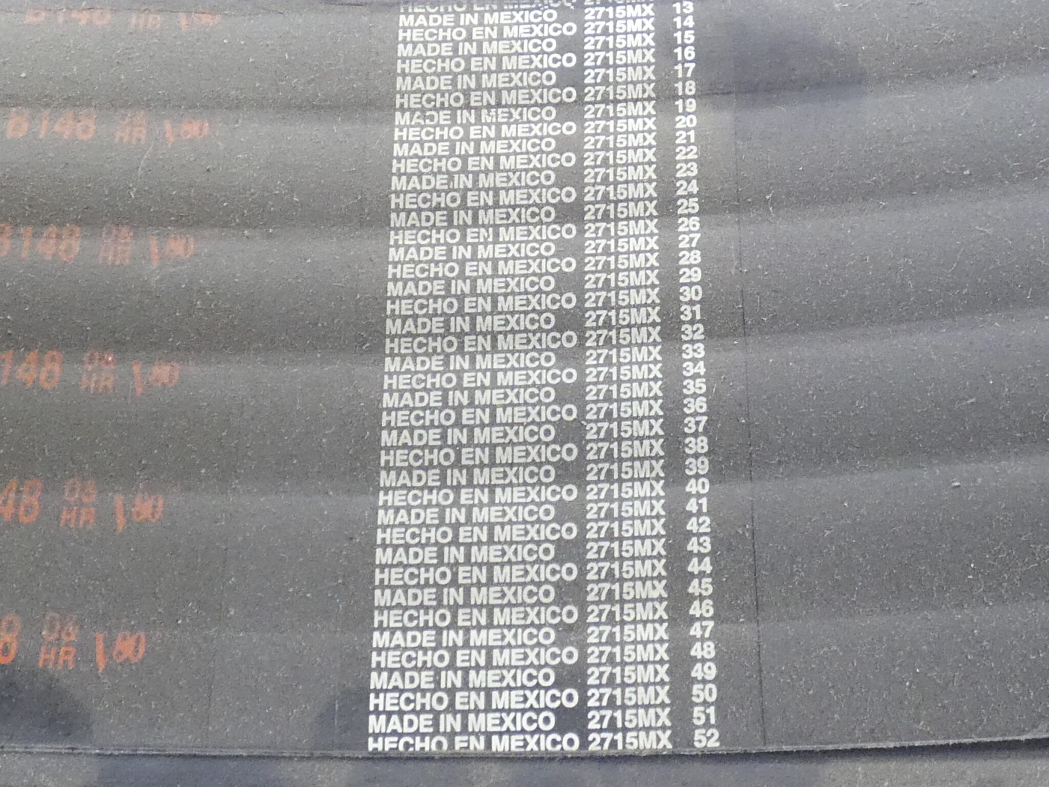 Gates B148 Hi-Power II Powerband V-Belt – GPM Surplus