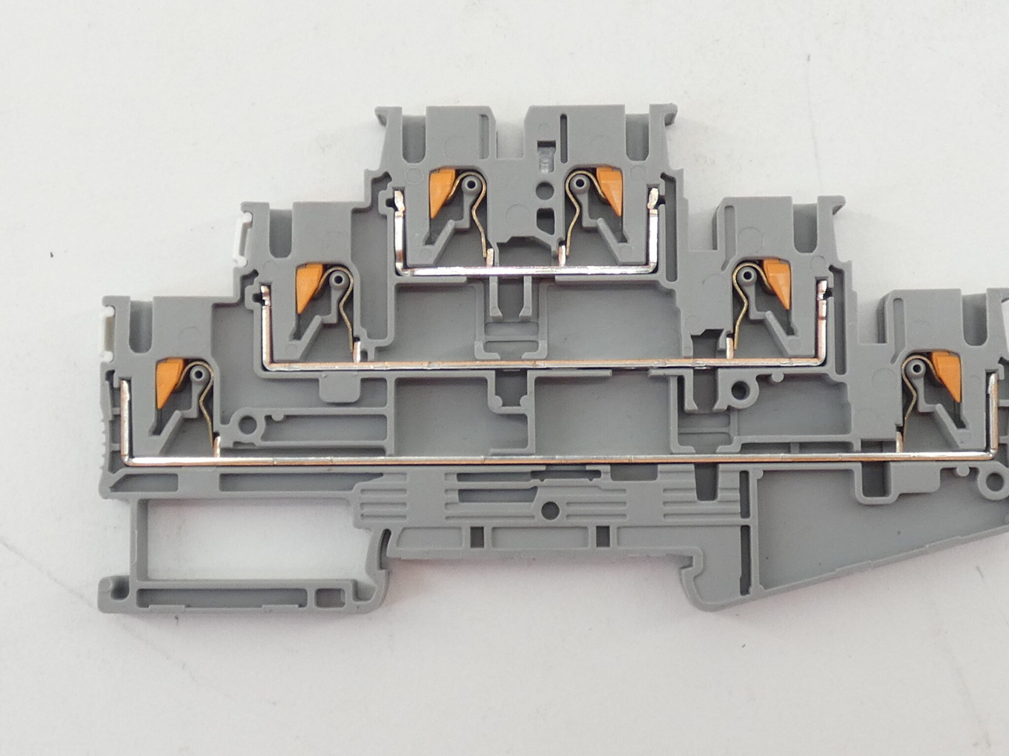 *Lot of 10* Phoenix Contact PT 2,5-3L Multi-Level Grey Terminal Block ...