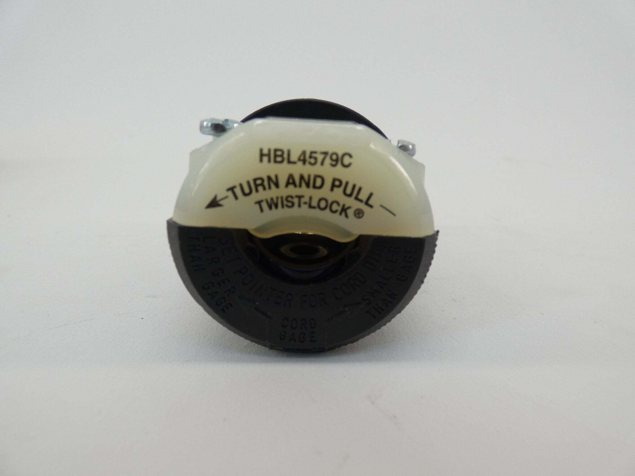 Hubbell HBL4579C Twist-Lock Connector Body Insulgrip 2P 3W 15A 250V ...