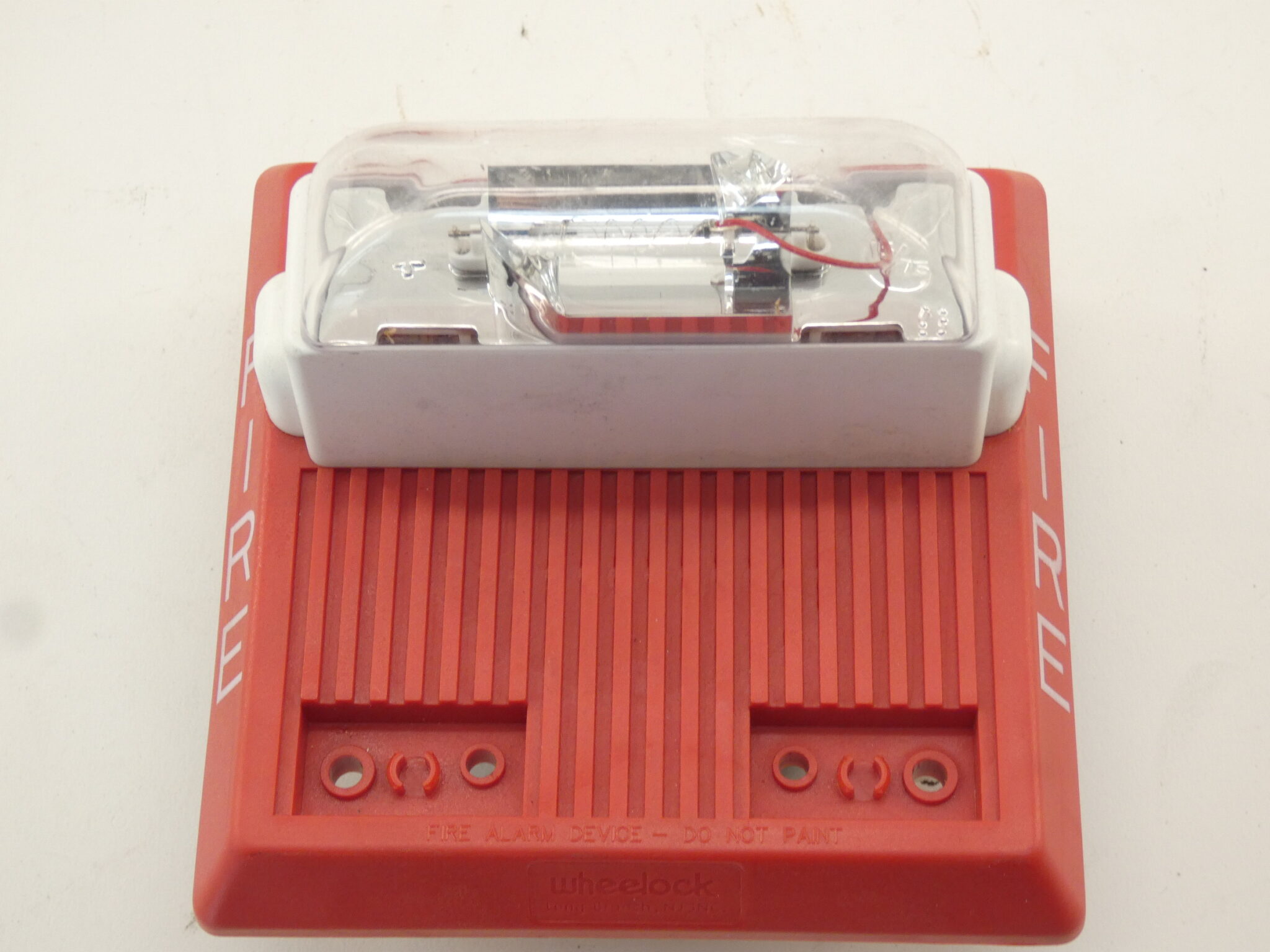 Wheelock Cooper MT-241575W-FR Multitone Horn Strobe Red Fire Alarm Wall ...