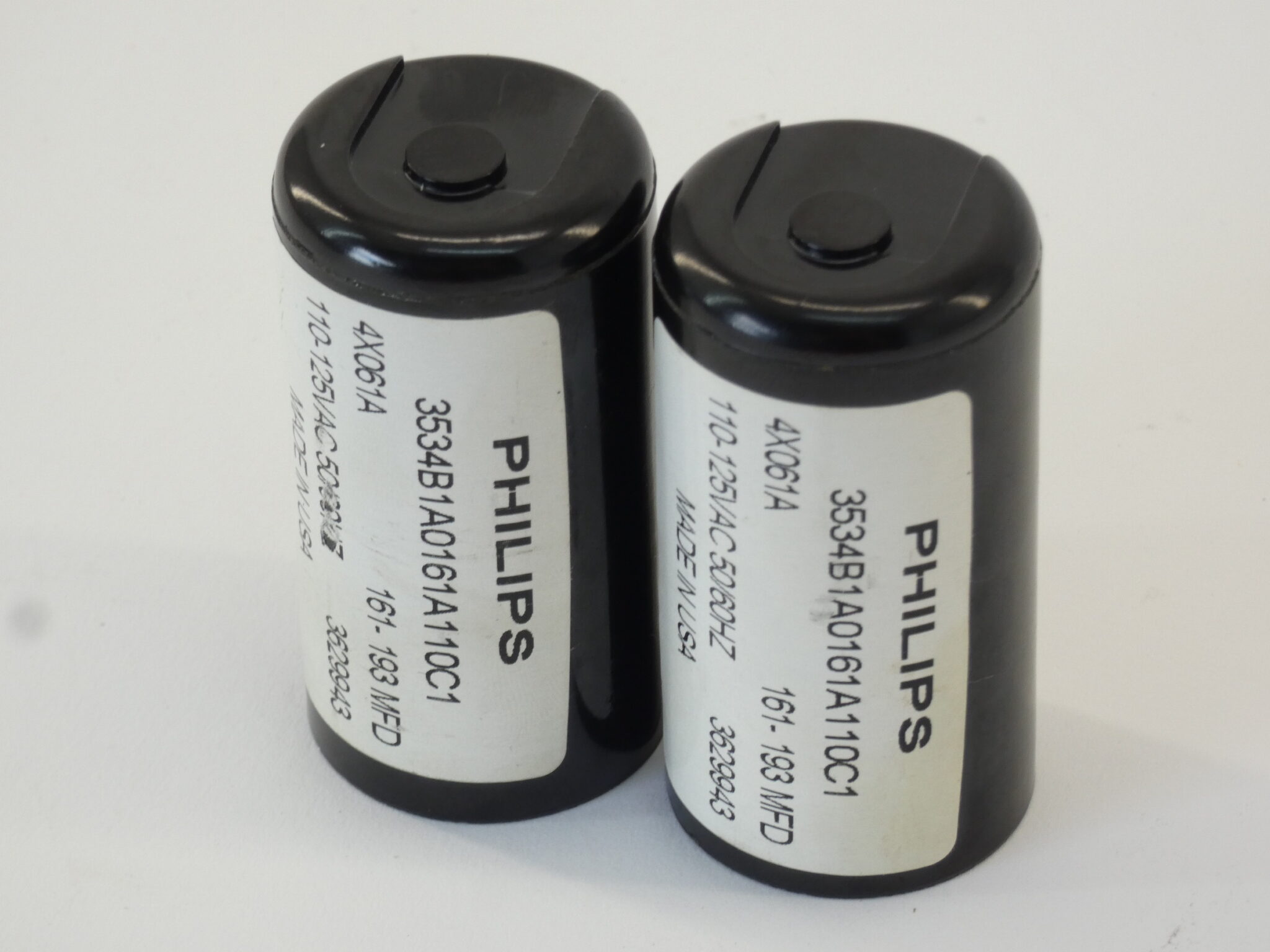 *Lot of 2* Philips 3534B1A0161A110C1 Start Capacitor 110-125VAC – GPM ...