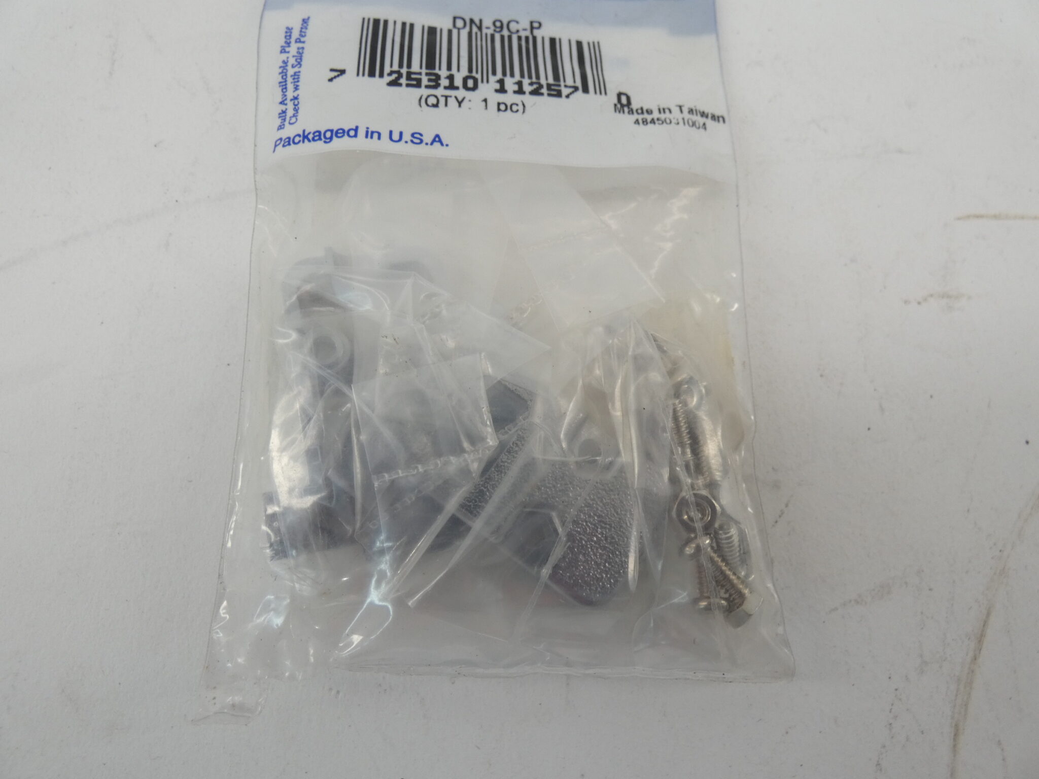 *Lot of 2* Pan Pacific DN-9C Metalized Plastic Cover for 9-Pin D-Sub ...