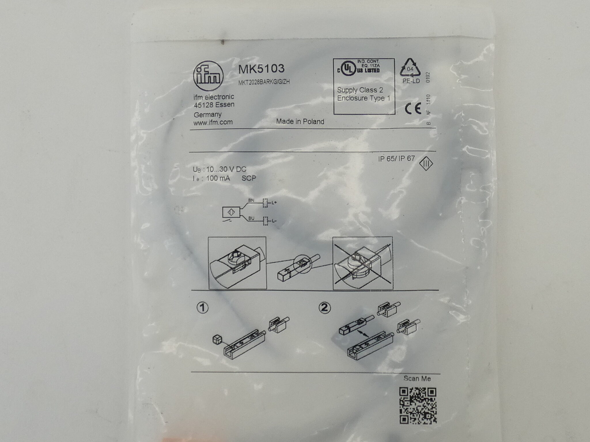 IFM Electronic MK5103 T-Slot Cylinder Sensor 10-30VDC – GPM Surplus