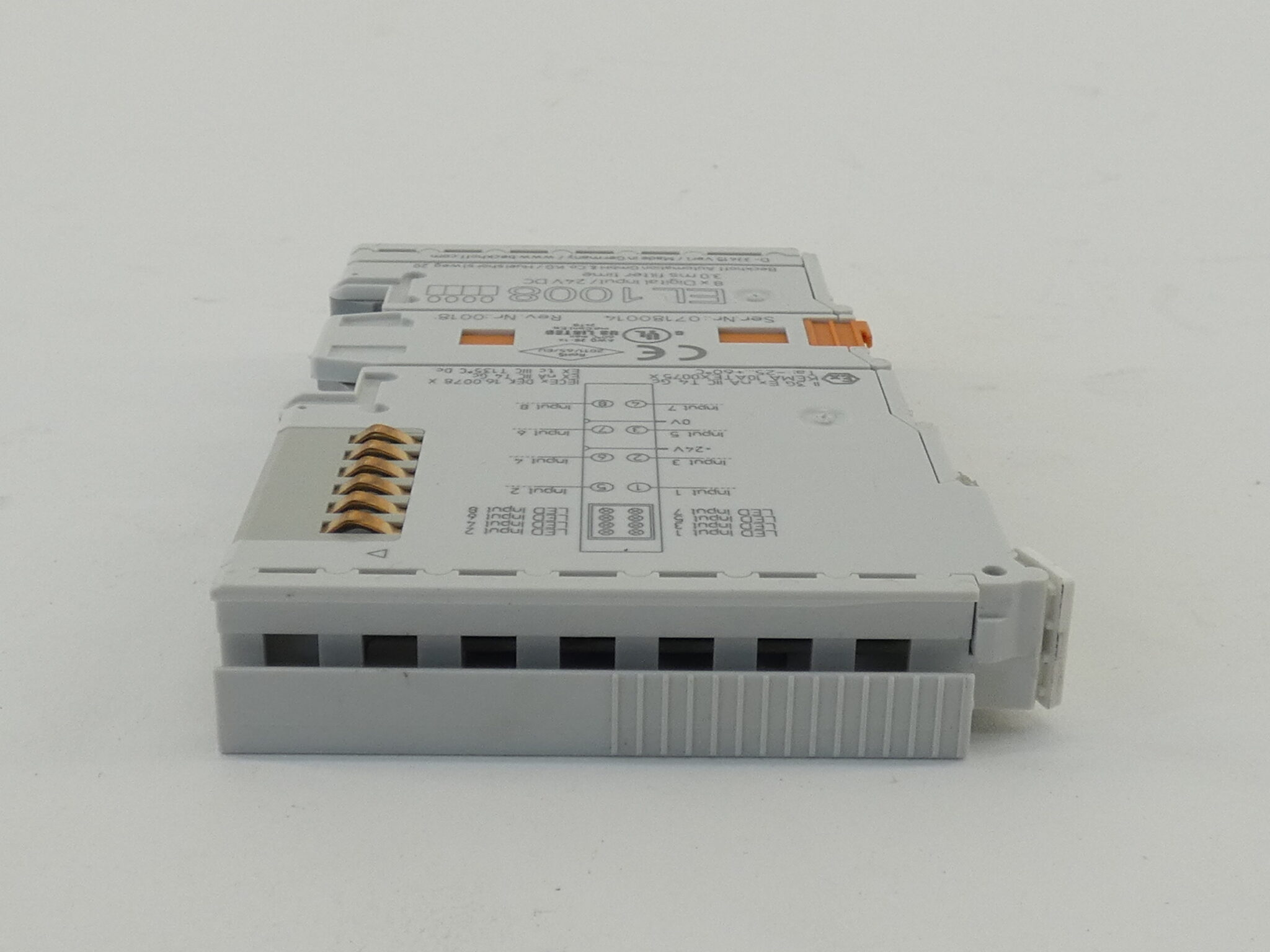 Beckhoff EL1008 8X Digital Input 24VDC Terminal – GPM Surplus