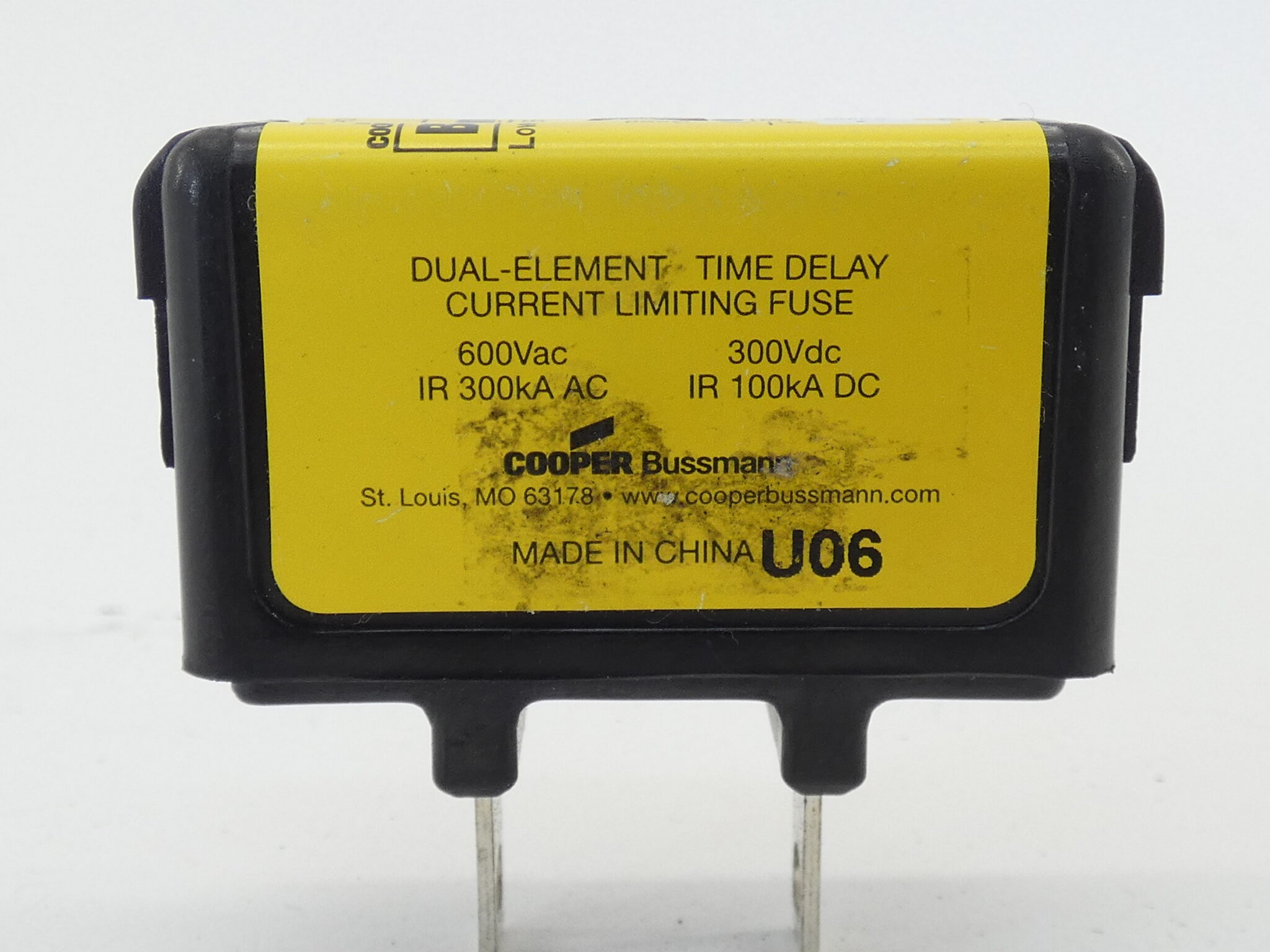 Cooper Bussmann TCF10 Dual-Element Time Delay Current Limiting Fuse Low ...