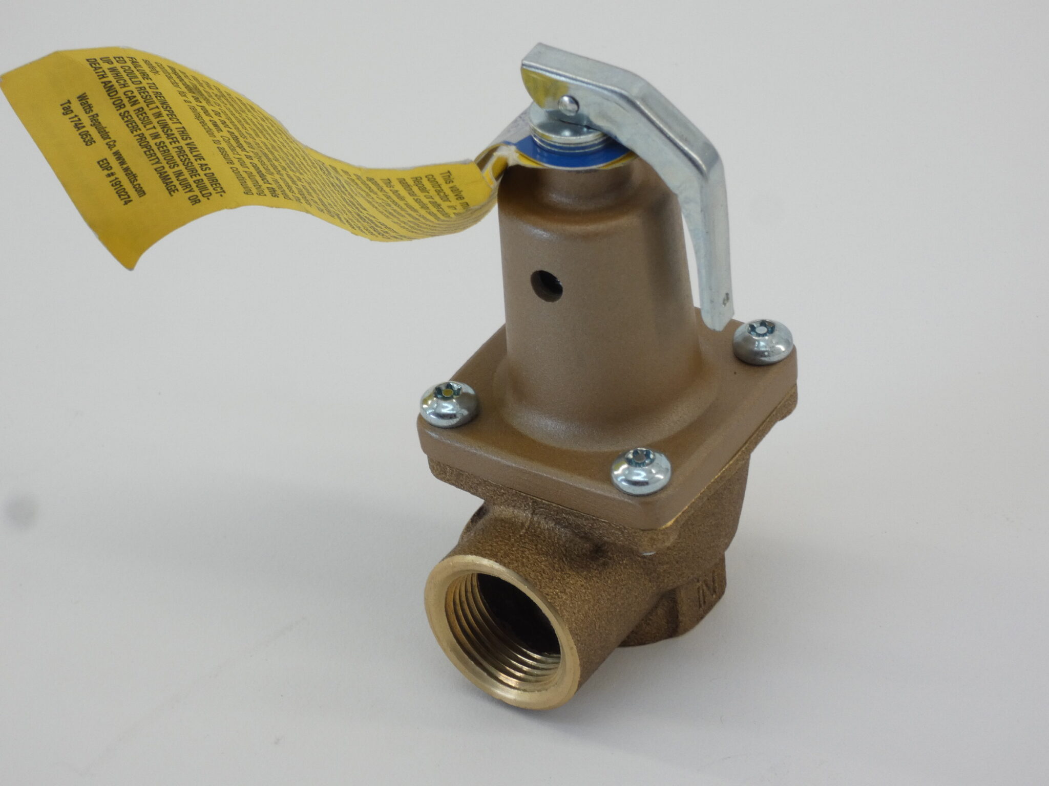 Watts Model M3 3/4 174A-125 3/4″ Bronze Regulator Safety Relief Valve ...