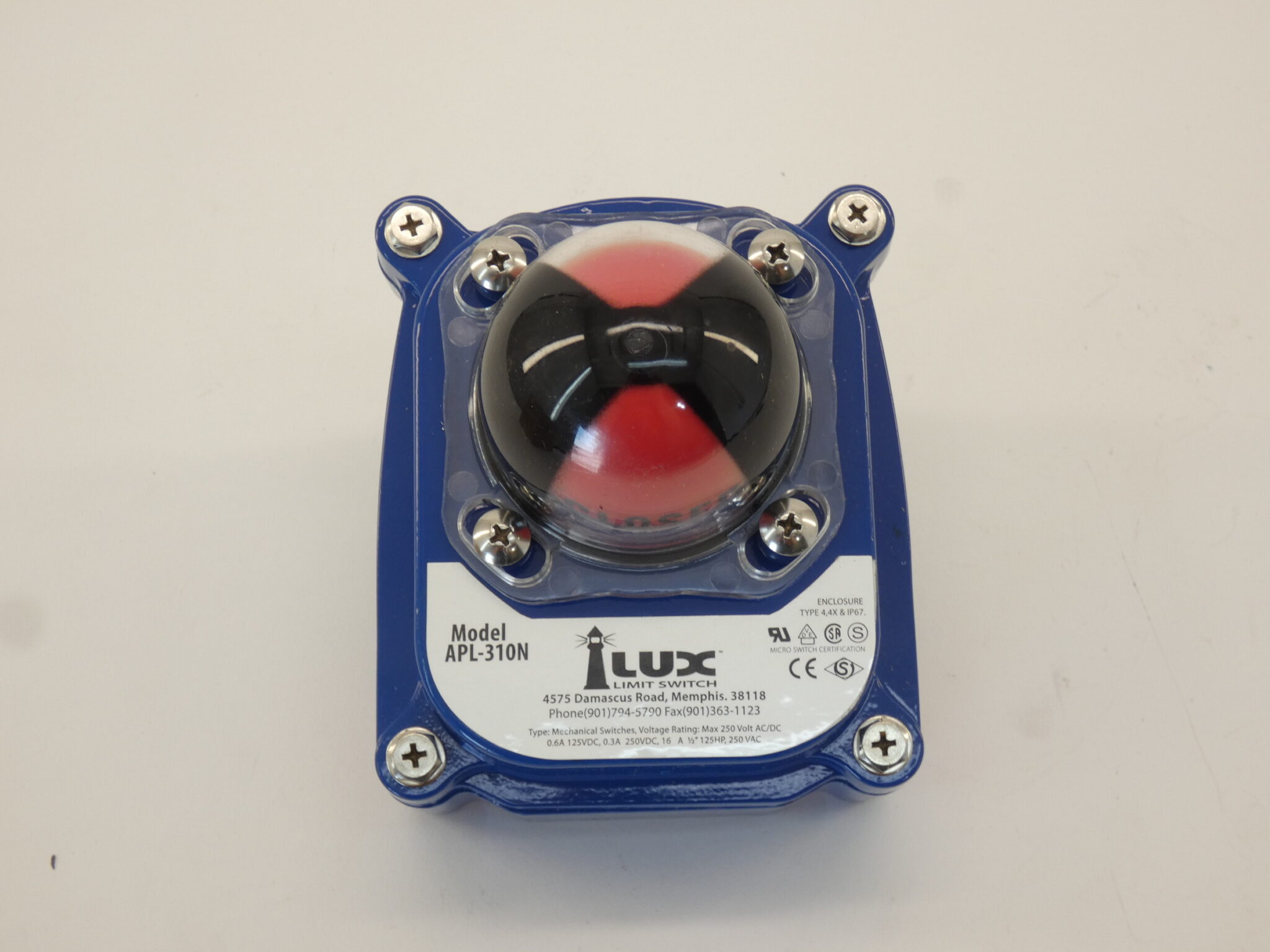 Lux APL-310N Limit Switch 250VAC Max NPT 1/2″ – GPM Surplus