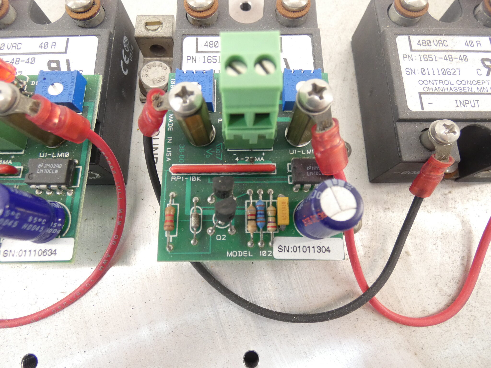 Control Concepts SCR Power Controller 1992-920702 480VAC 40V – GPM Surplus